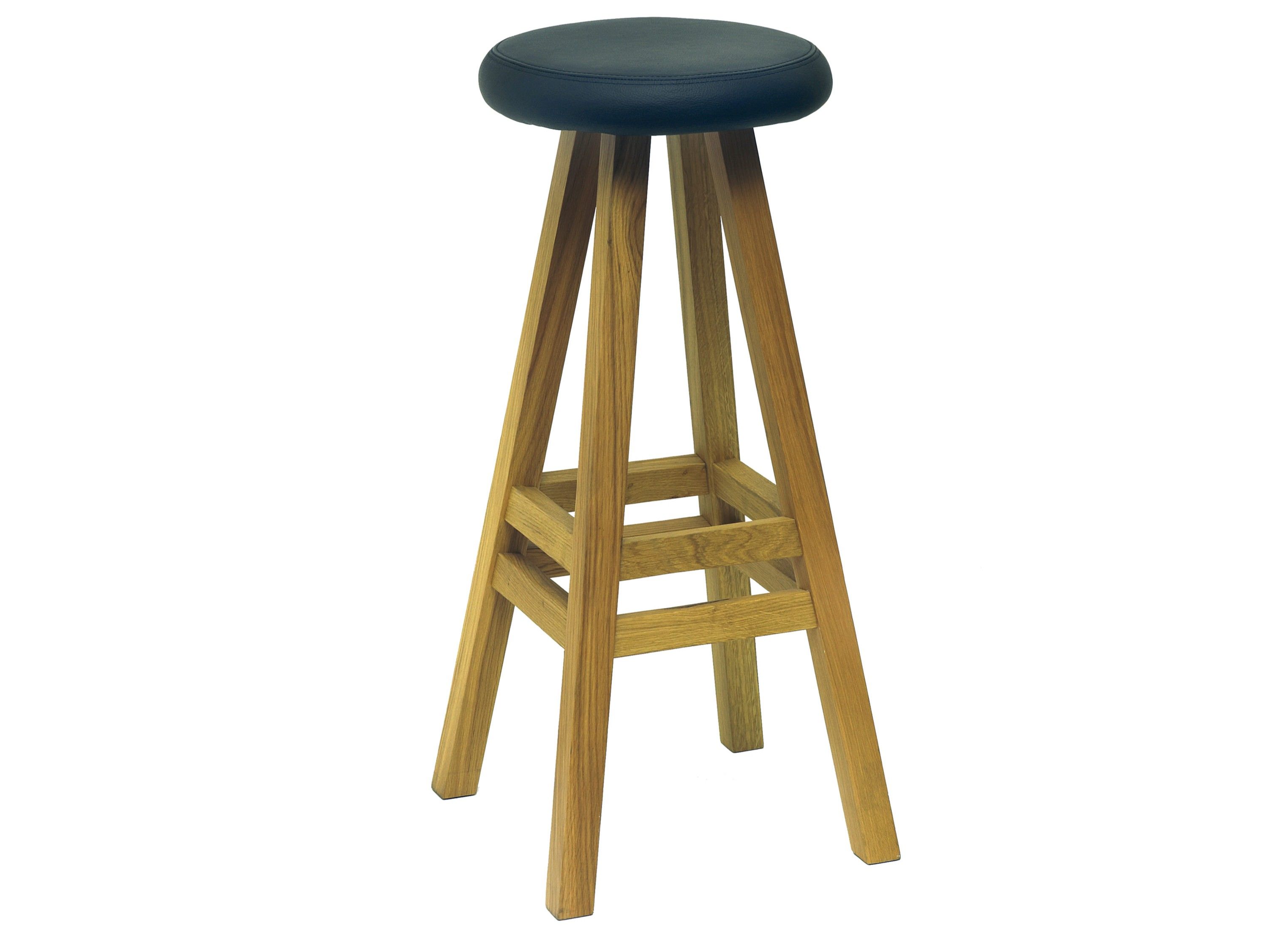 OKI-NAMI High oak stool By Case | design Nazanin Kamali