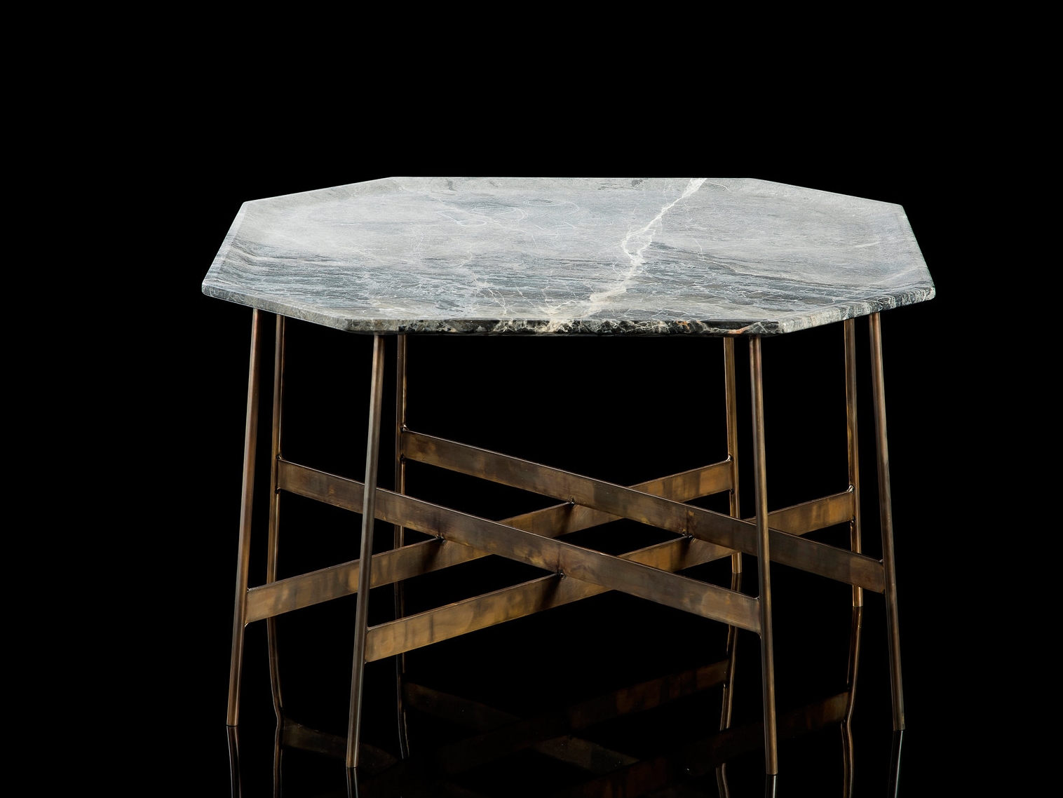 OCTAGON Octagonal stone coffee table By Henge | design Massimo Castagna
