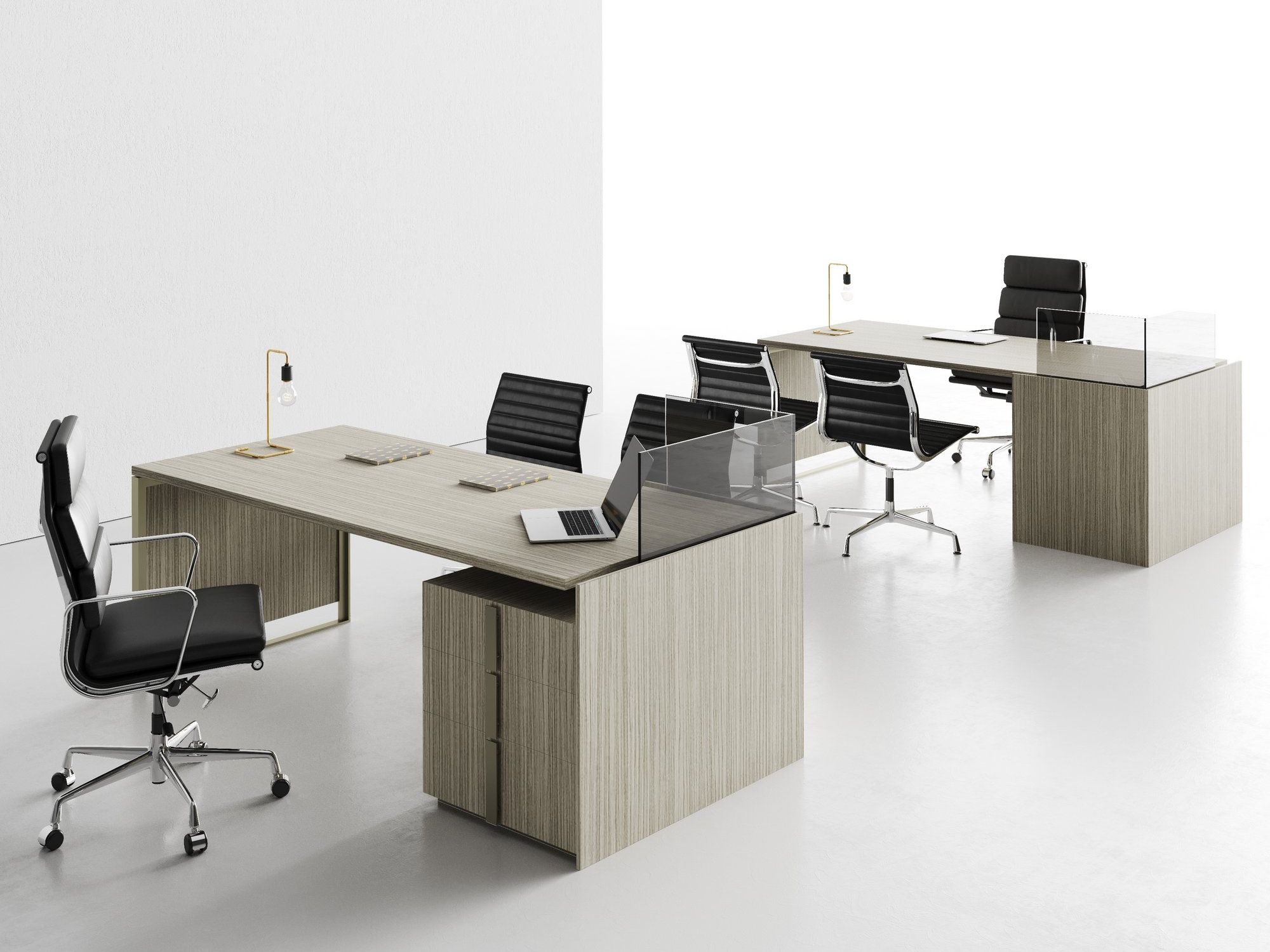 MAGENTA | Office desk with drawers Magenta Collection By CUF Milano ...