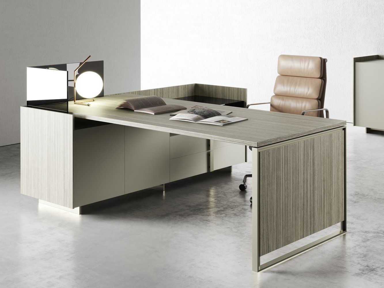 MAGENTA Office desk By CUF Milano | design Daniele Lo Scalzo Moscheri
