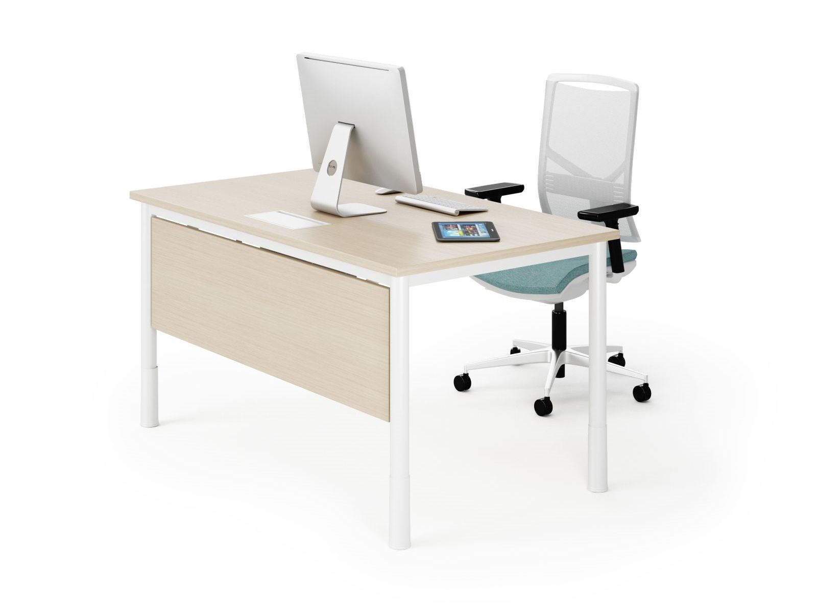 Rectangular office desk P-SQUARE | Office desk P-Square Collection By ...
