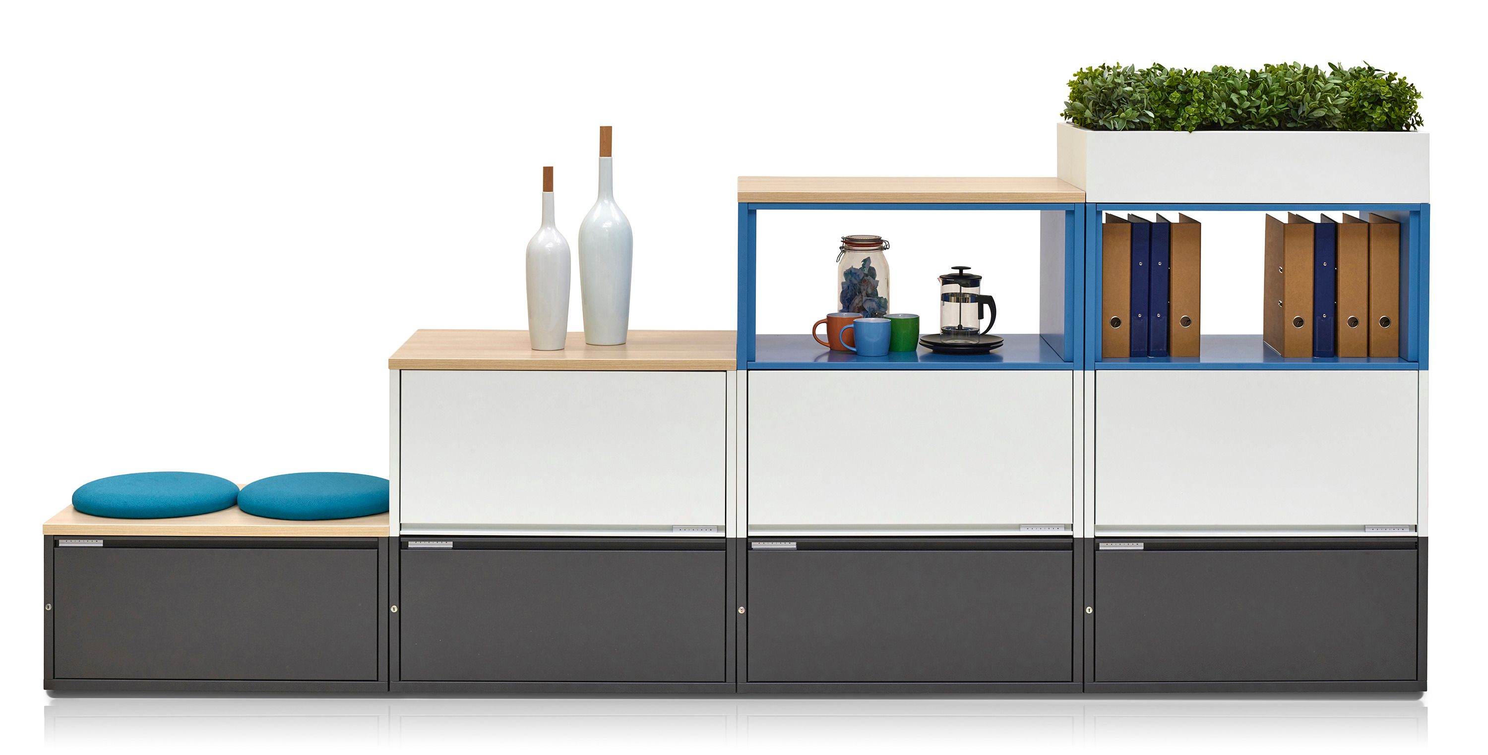 MERIDIAN Modular office storage unit By Herman Miller