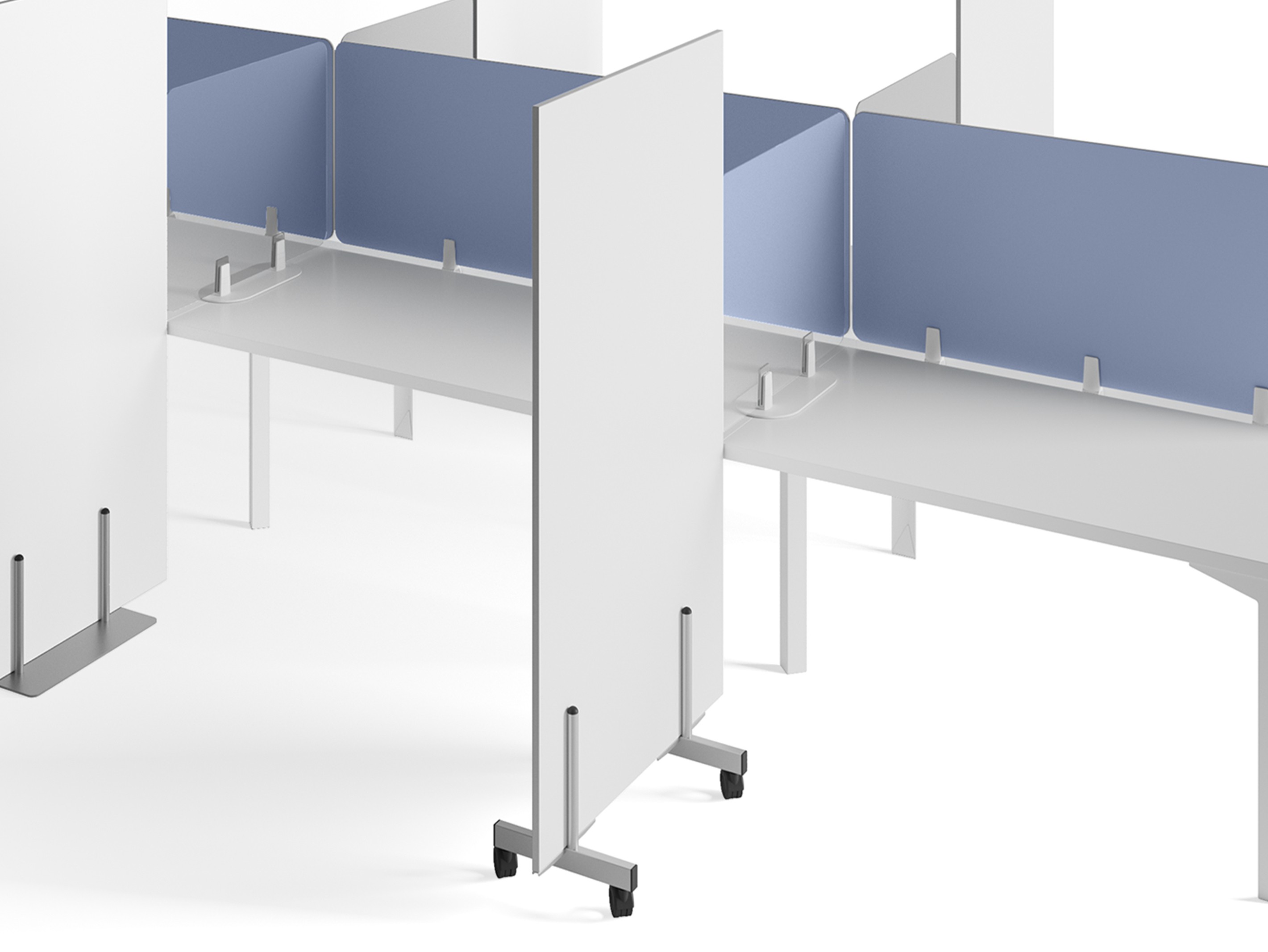 FRONTAL PANELS&SCREENS | Office whiteboard with castors By DVO