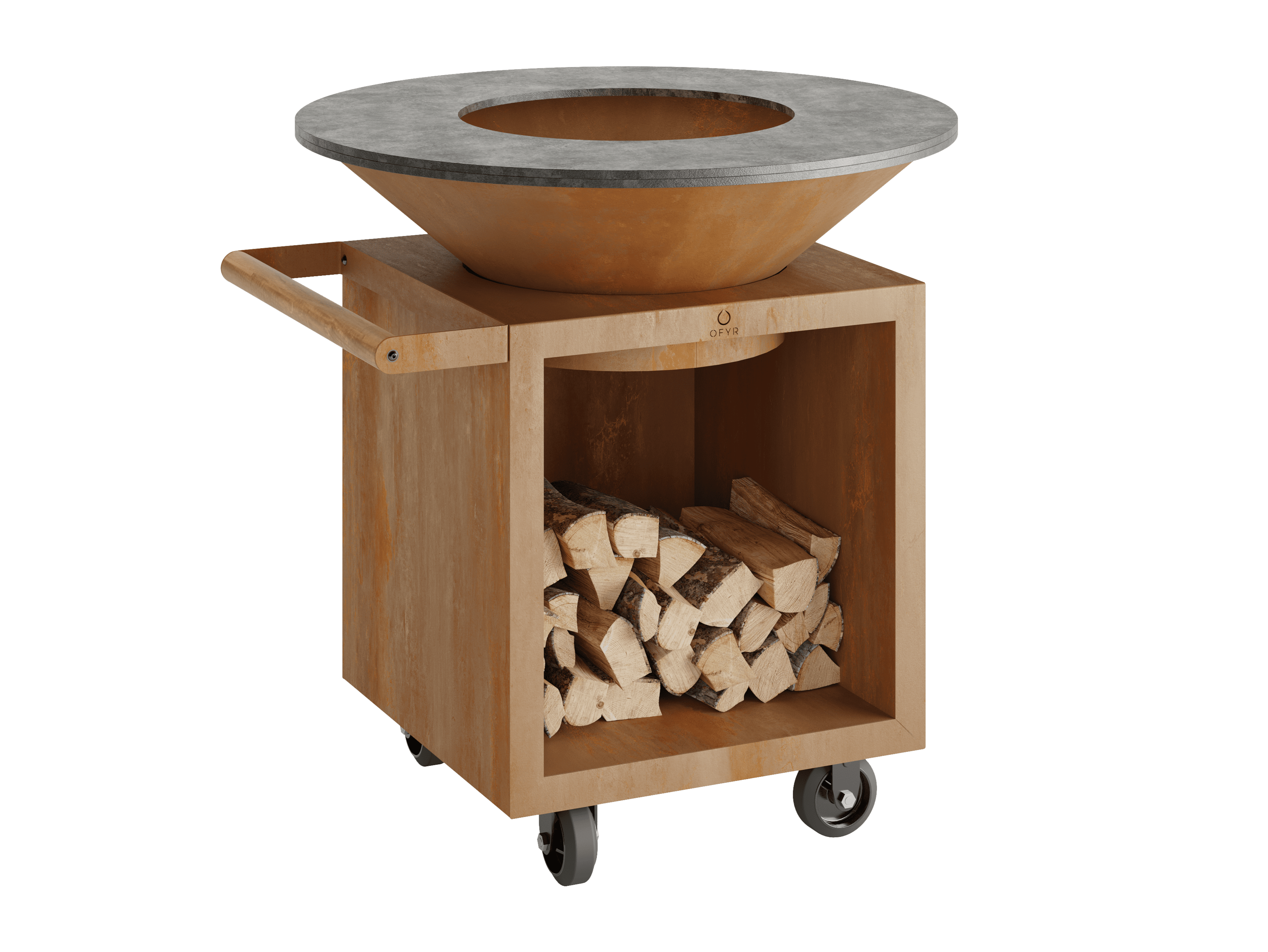 OFYR CLASSIC STORAGE CORTEN 100 PRO Barbecue By OFYR