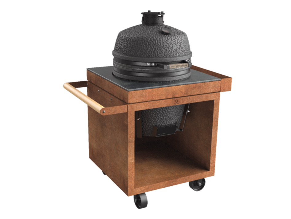 OFYR KAMADO TABLE CORTEN 65 THE BASTARD barbecue By OFYR