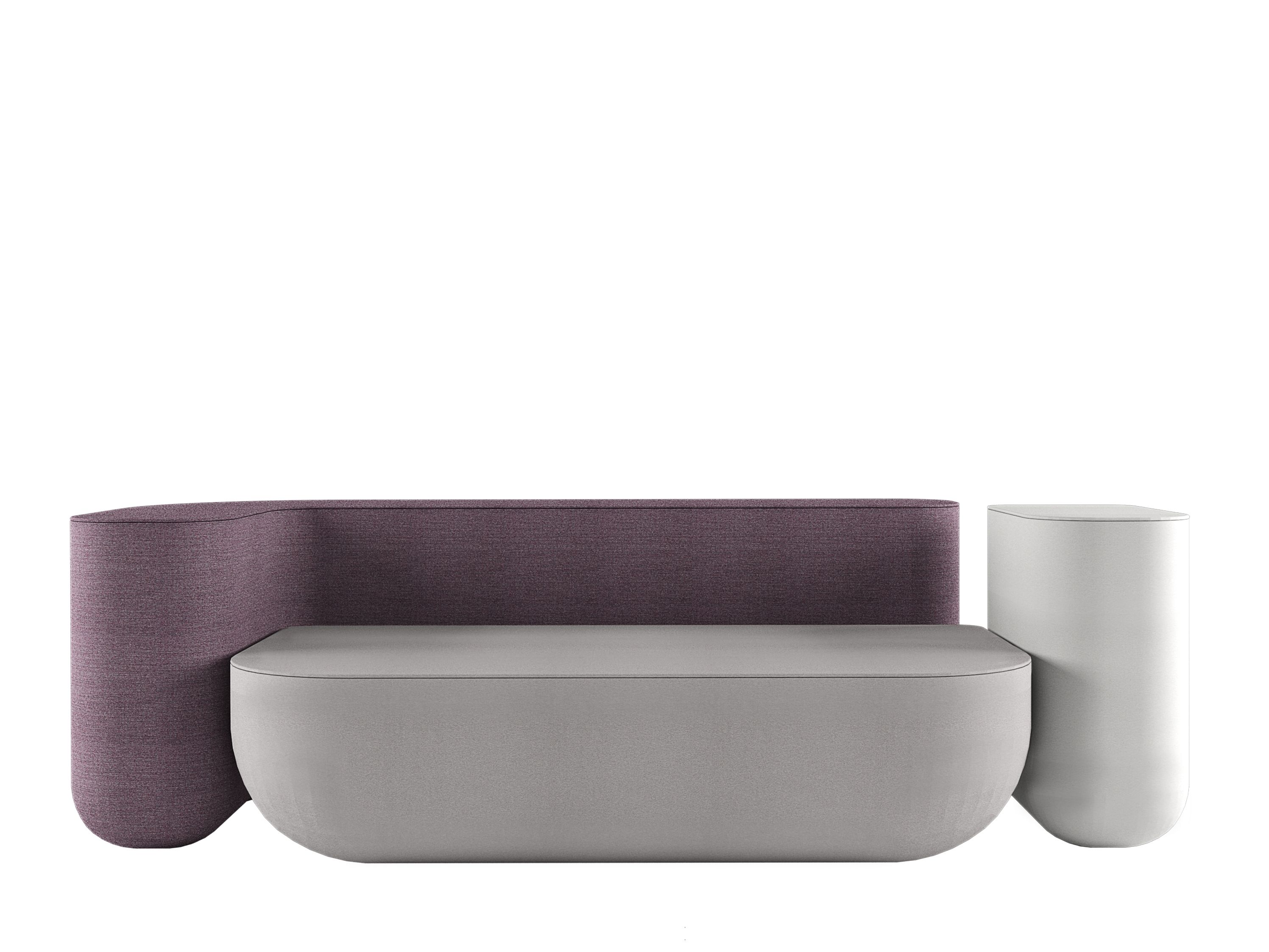 Upholstered 2 seater fabric sofa OKOME SOFA 25B Okome Sofa Collection By Alias design Nendo