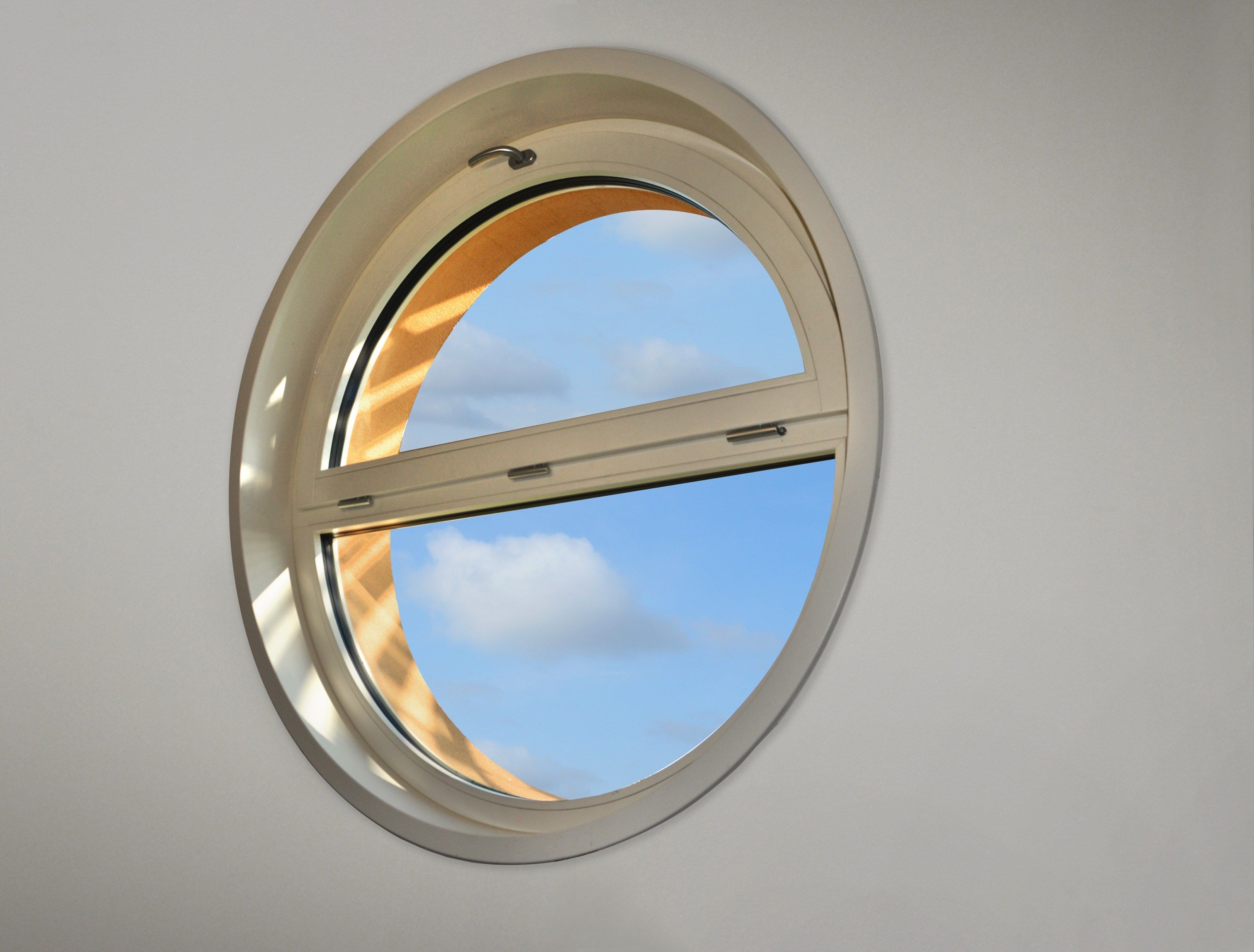 Curved wooden bottom-hung window OMERO | Bottom-hung window Omero ...