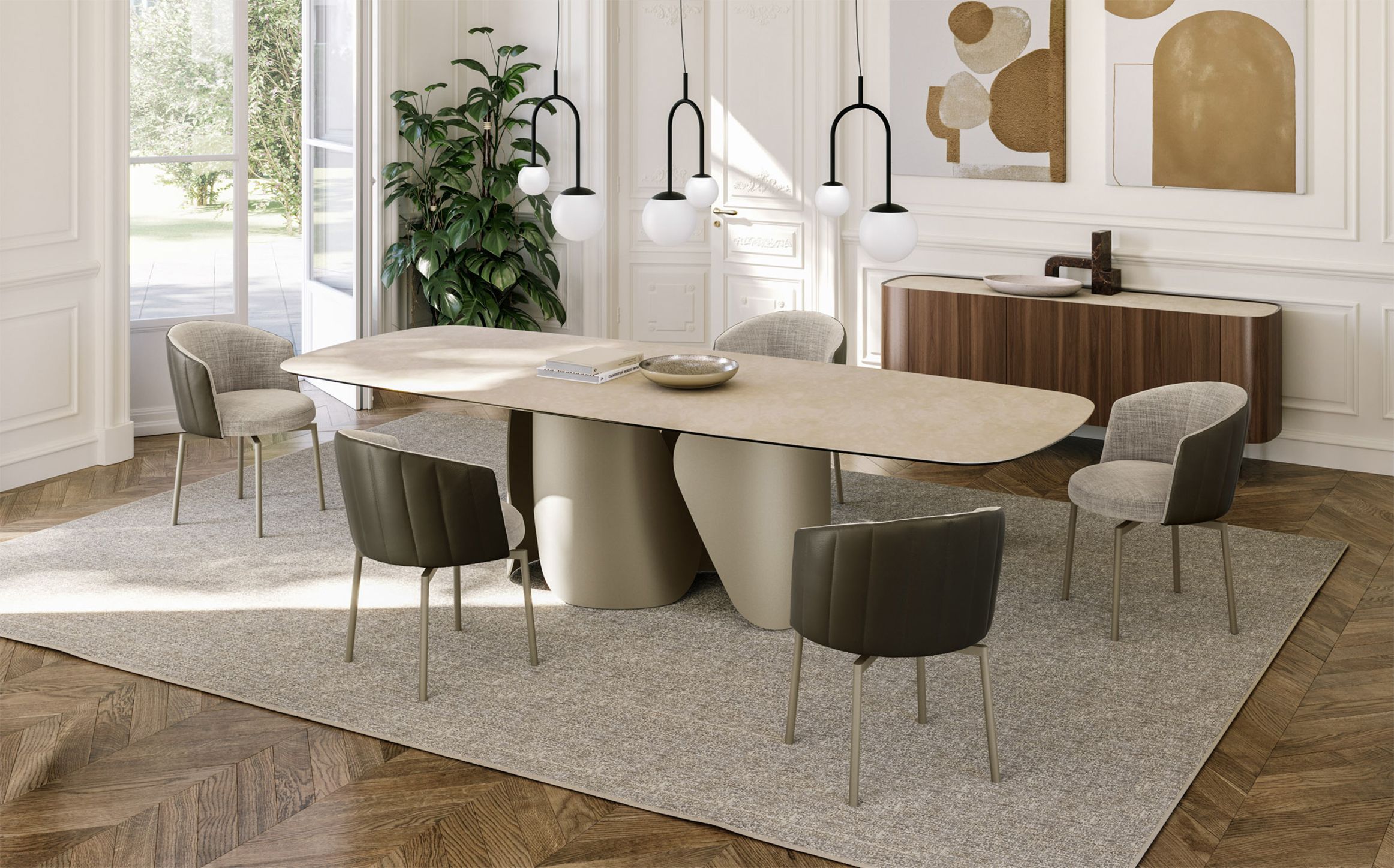 ONDA | Ceramic table By EFORMA design Ollen Pal