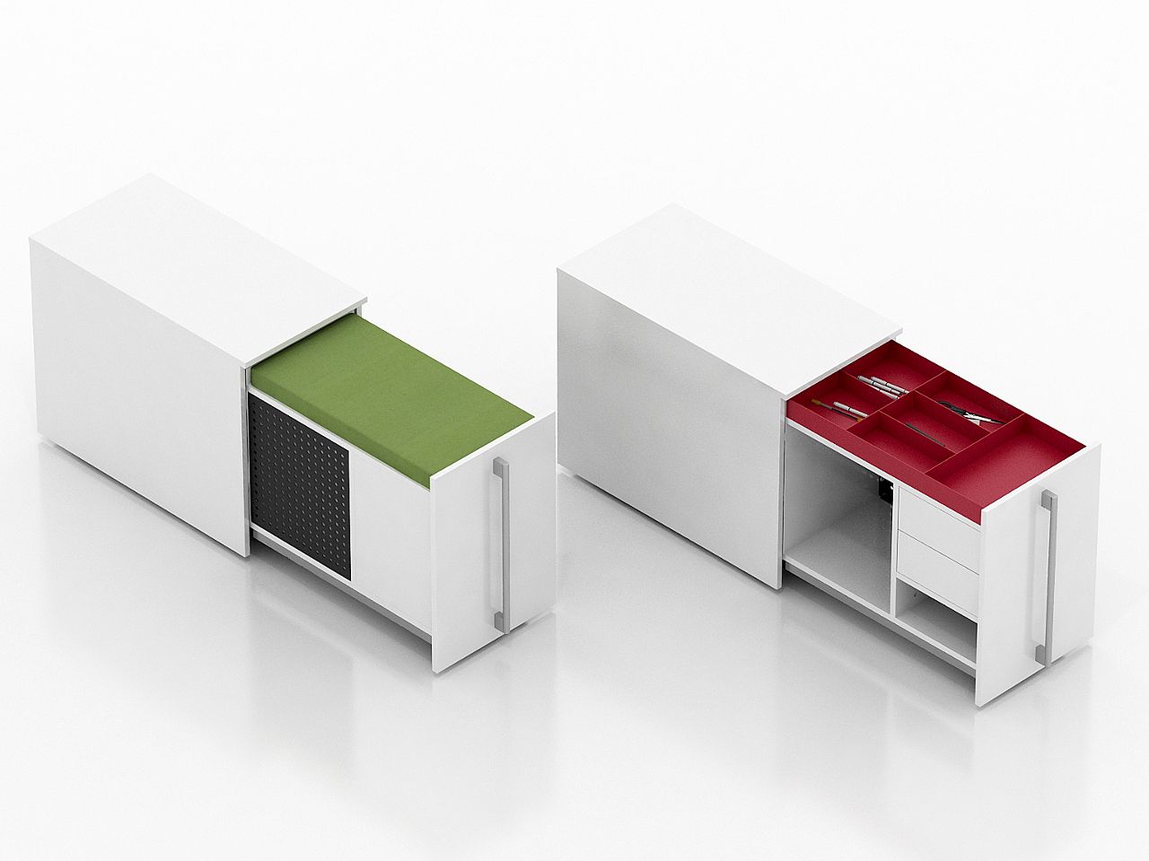 Office drawer unit OPEN GARAGE | Office drawer unit By Tuna Ofis