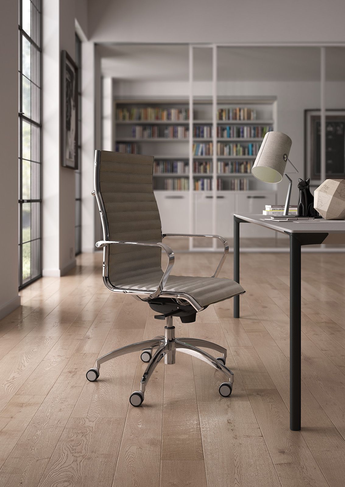 ORIGAMI IN | High-back office chair Fabric office chair with armrests ...