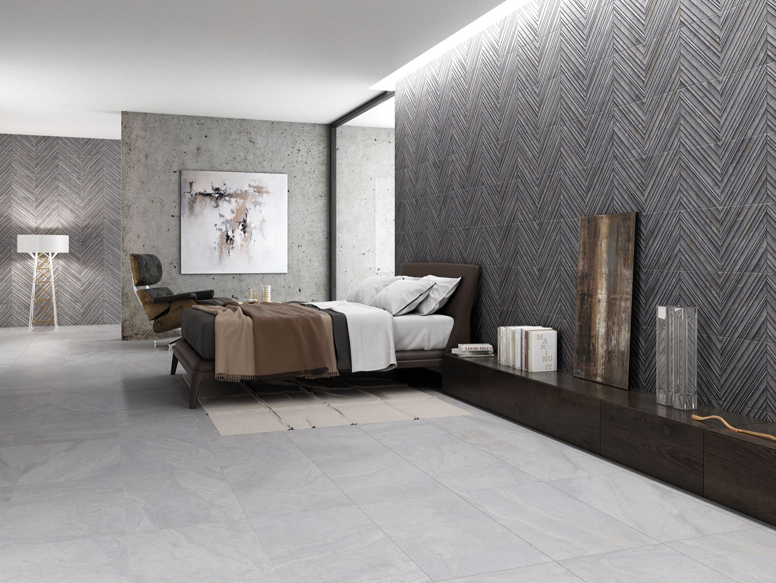 OSAKA Glazed porcelain stoneware wall tiles with stone effect By GAYAFORES