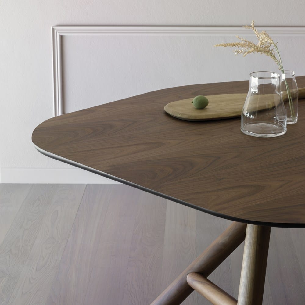 OTTO | Walnut table By Miniforms design Paolo Cappello
