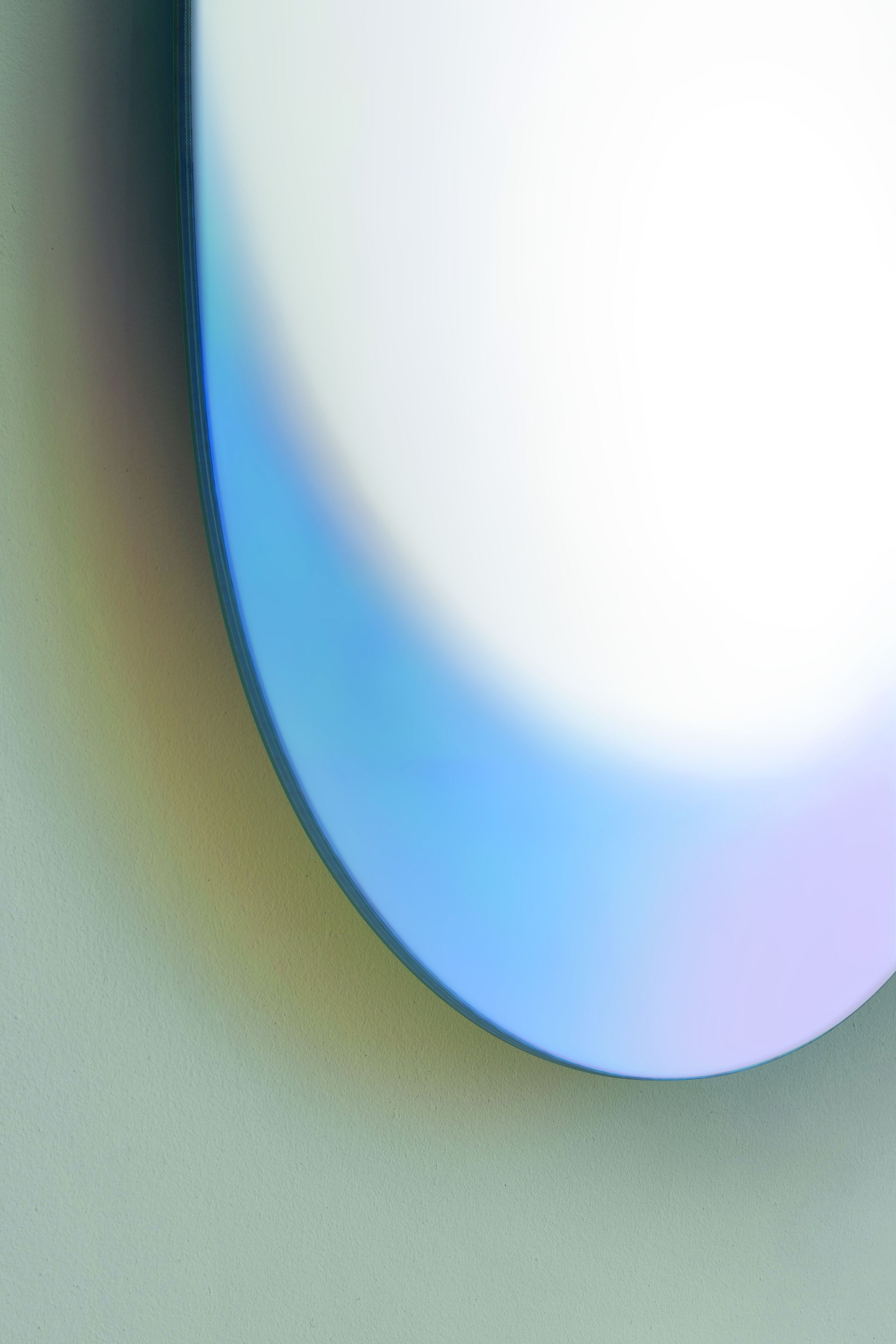SHIMMER | Oval mirror By Glas Italia