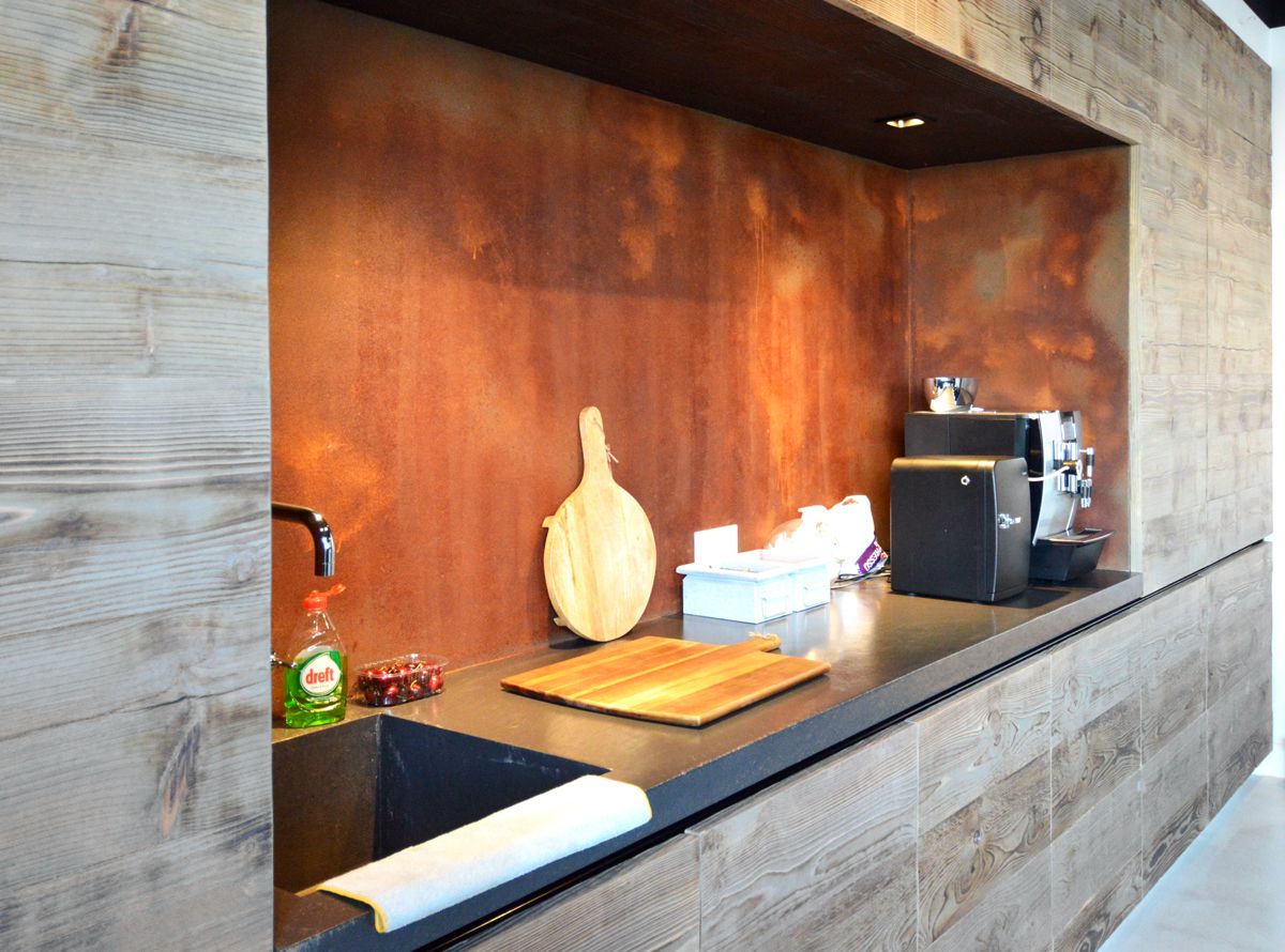 OXYDECOR® Paint effect Corten steel, copper and zinc By Isoplam