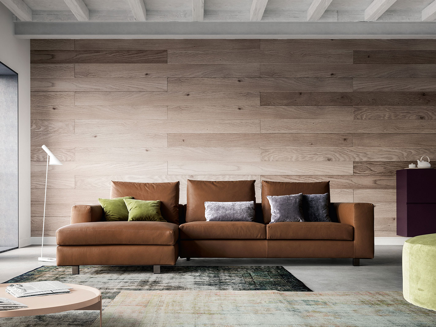 PALIO | Divano con chaise longue By PIANCA