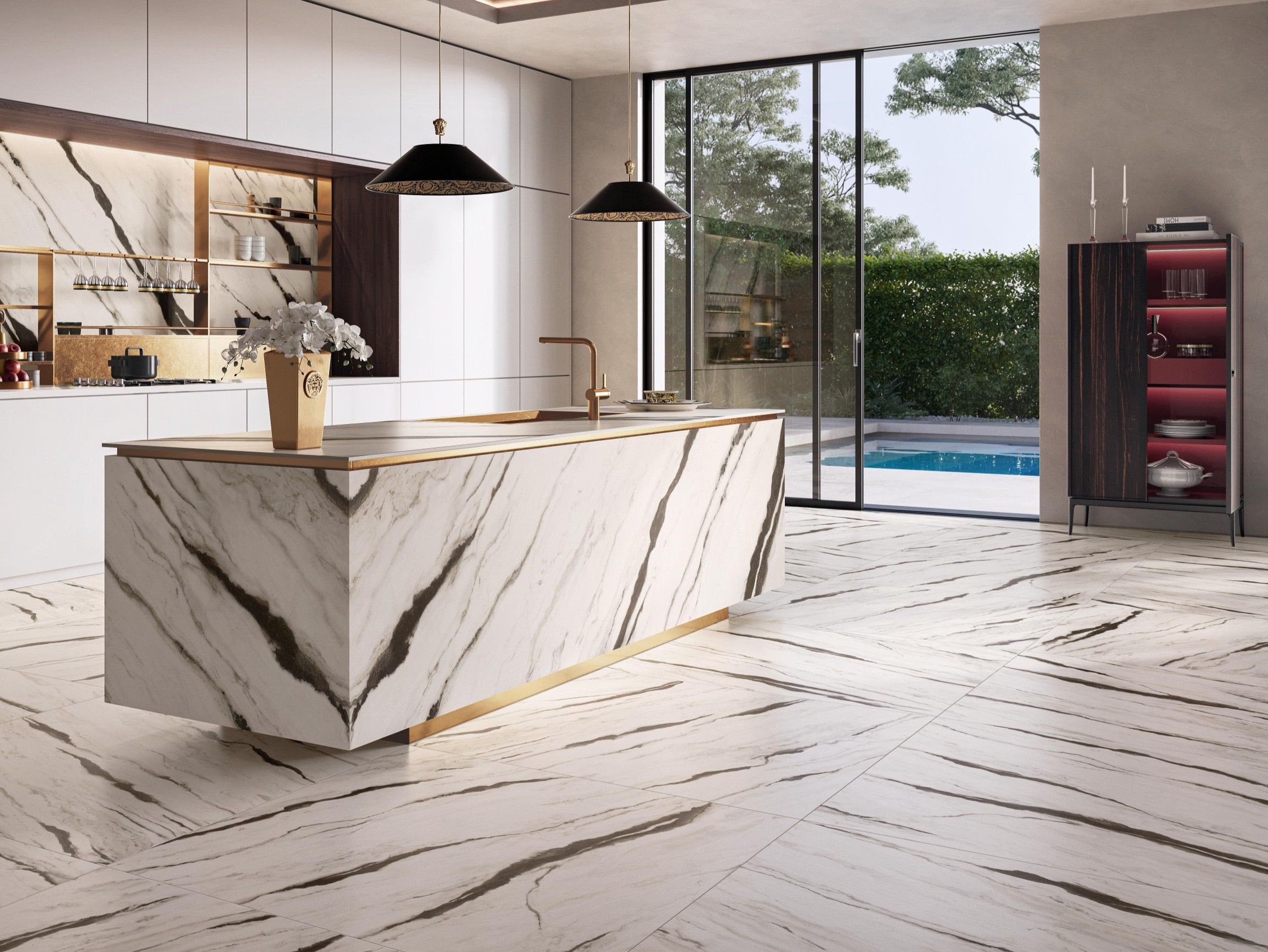 MAXIMVS PANDA WHITE Wall tiles By Versace Ceramics