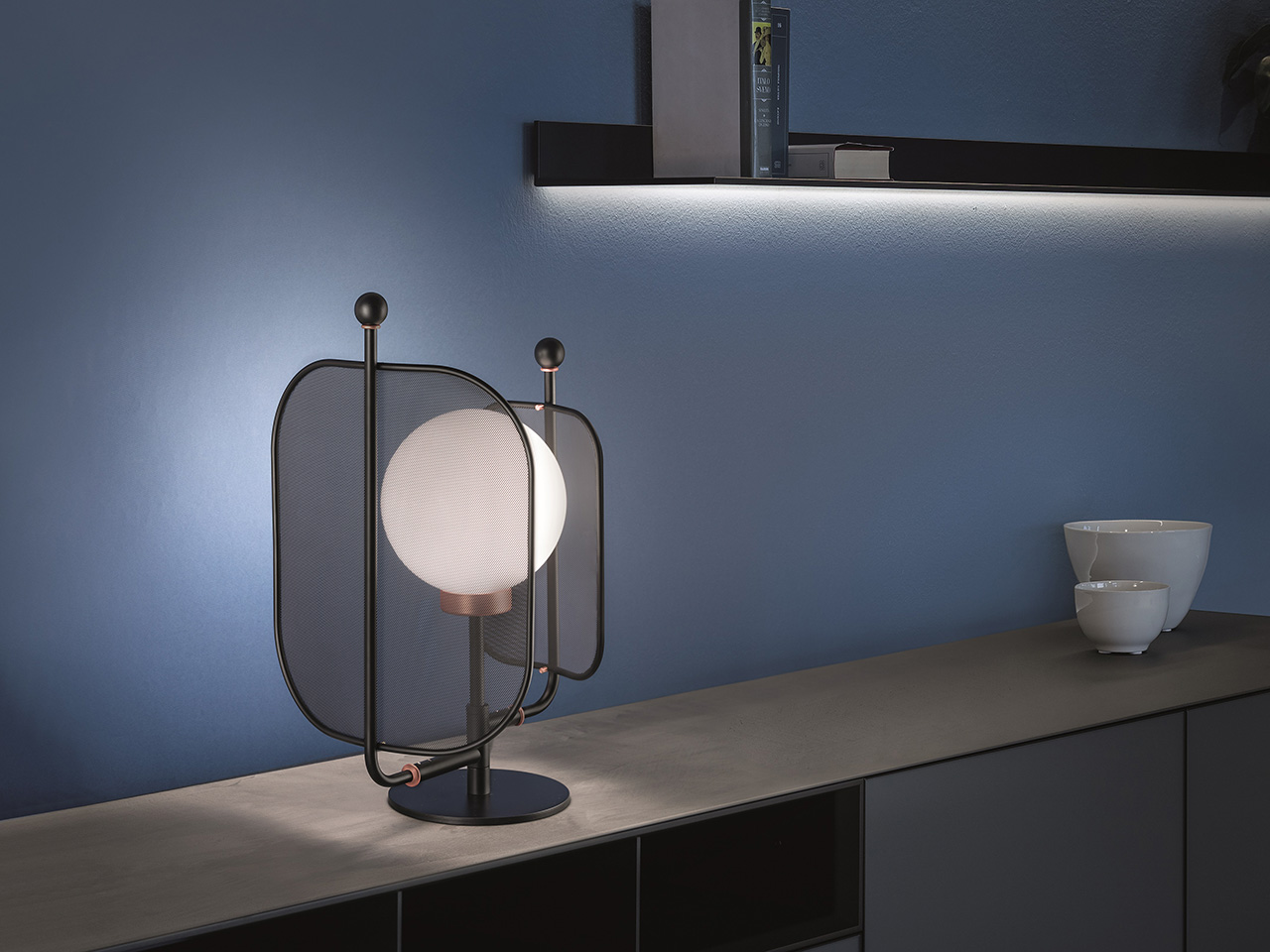 Painted metal table lamp PAPILIO TL1 Papilio Collection By Masiero ...
