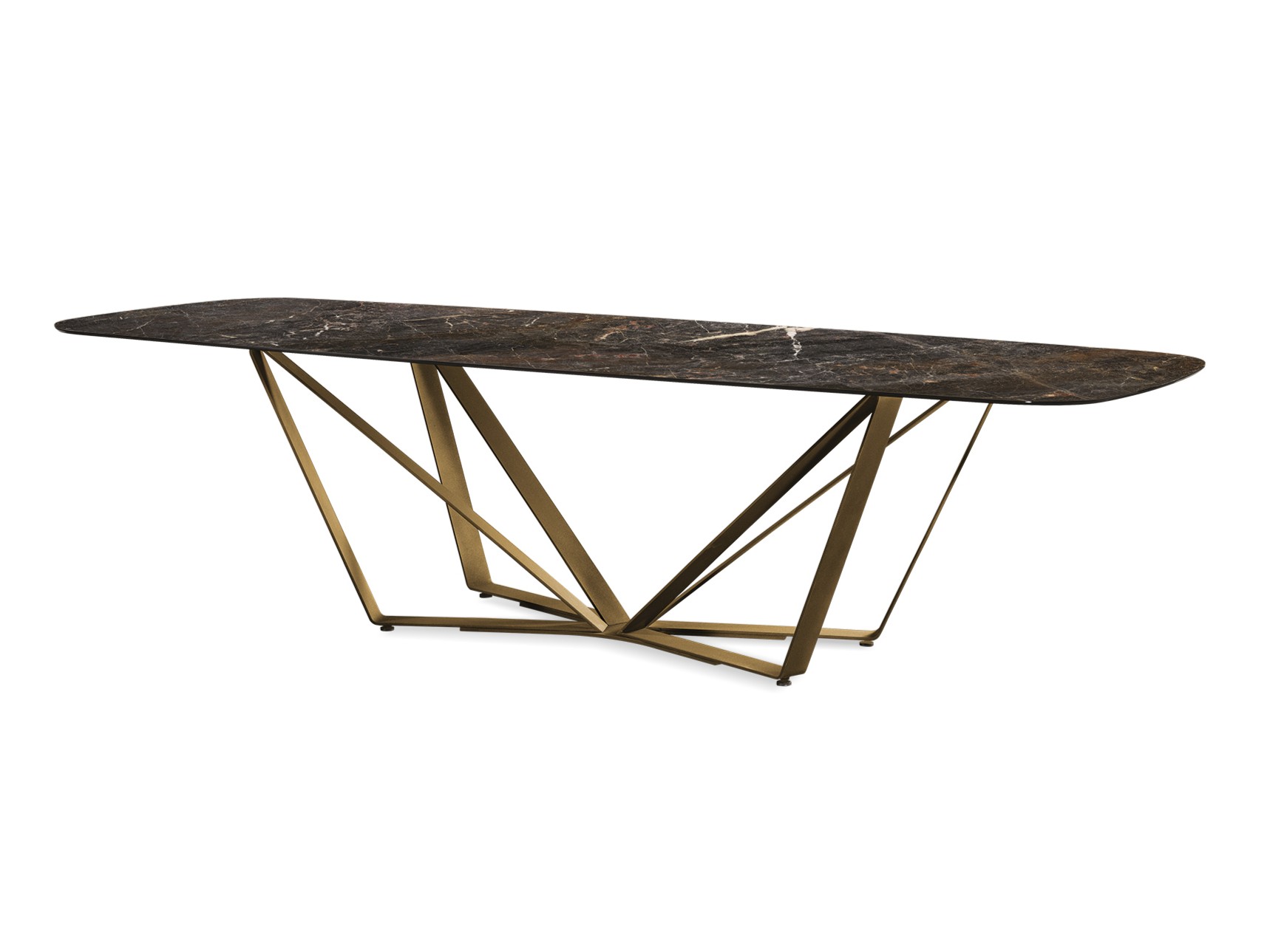 PAPILLON | Glass table By Reflex design Arnaldo Gamba