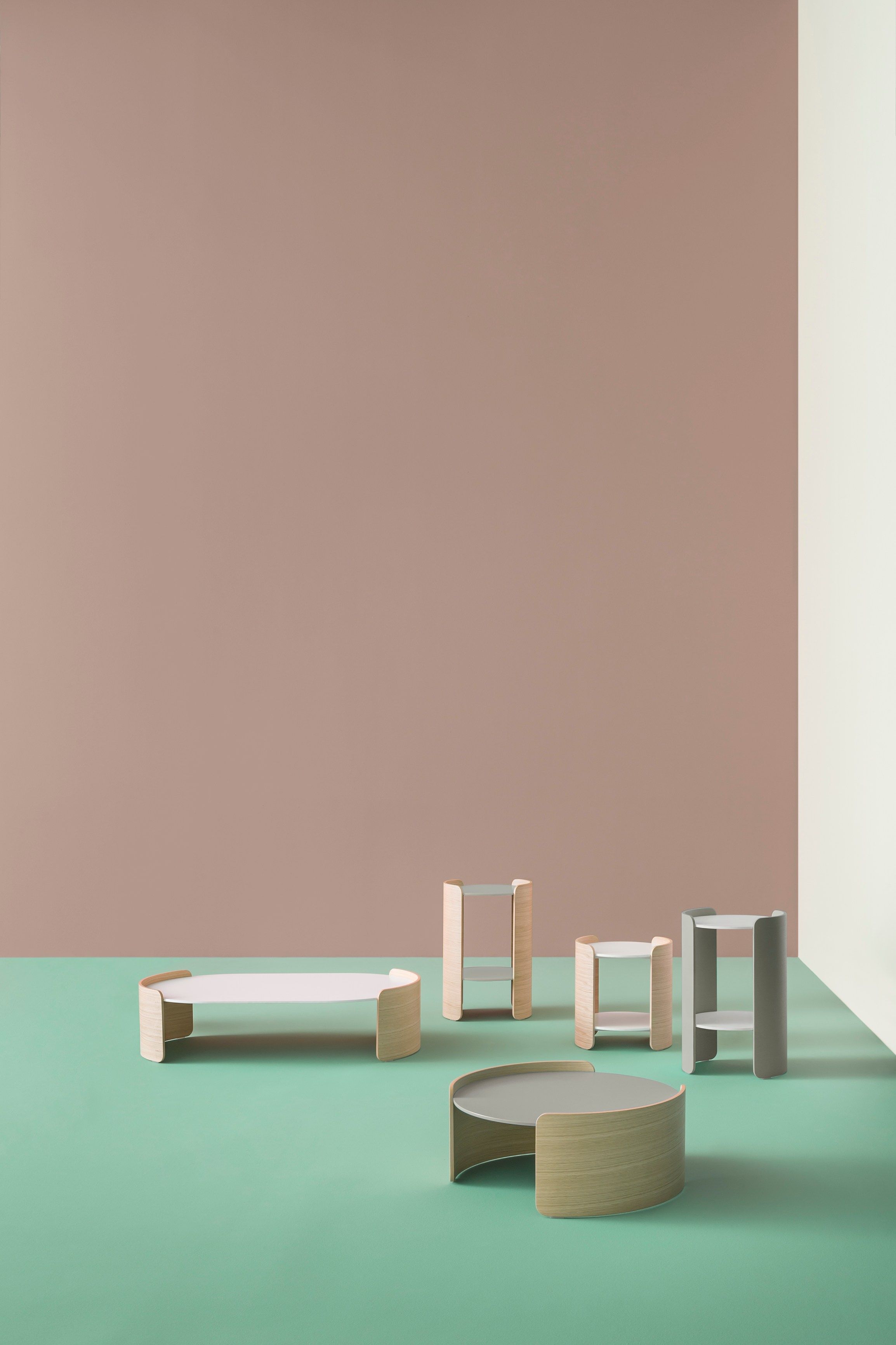 PARENTHESIS P10001 Bedside table By Pedrali