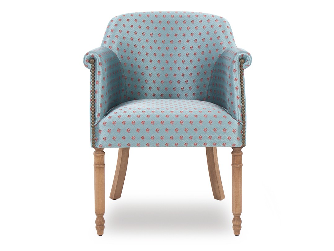 PARIS ARM ORIGINS Upholstered fabric easy chair with armrests By ...