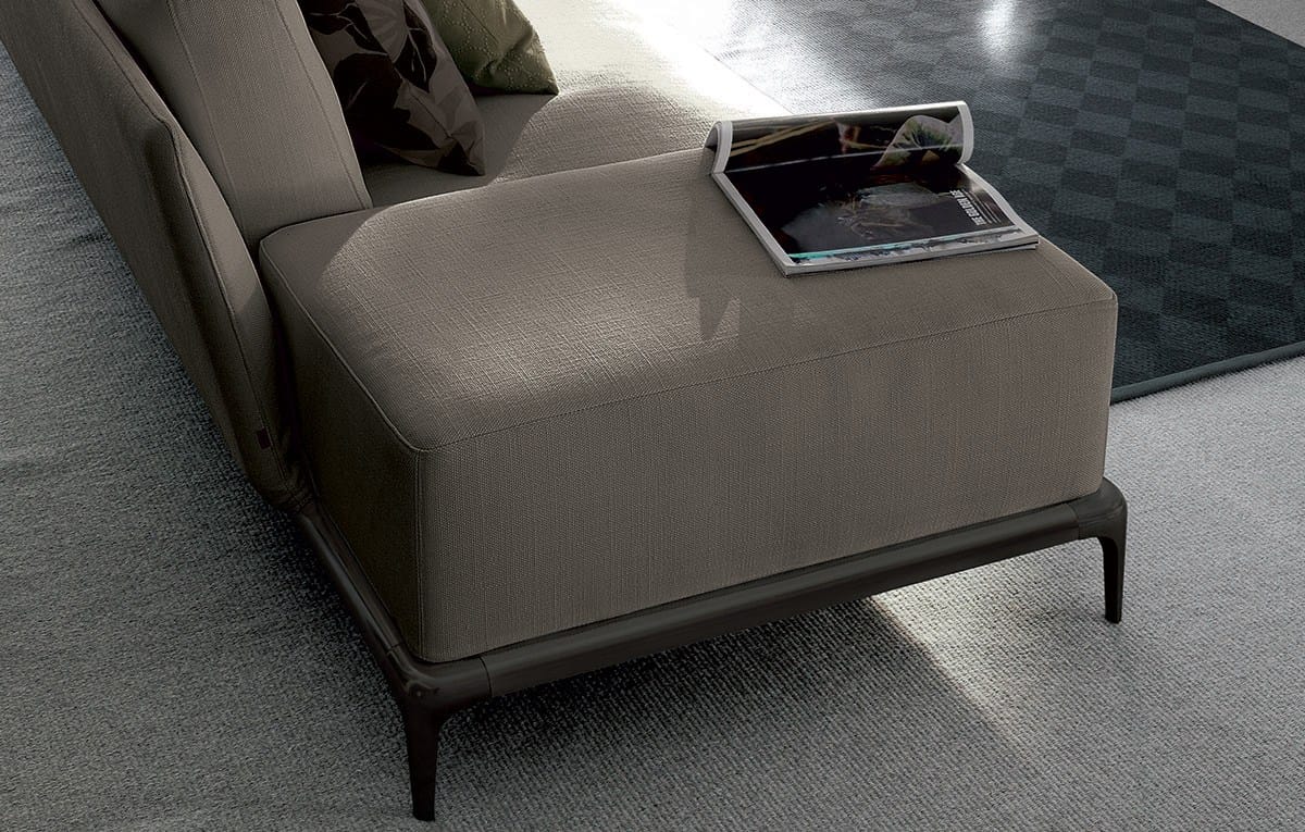 PARK | Divano con chaise longue Collezione Park By poliform design ...