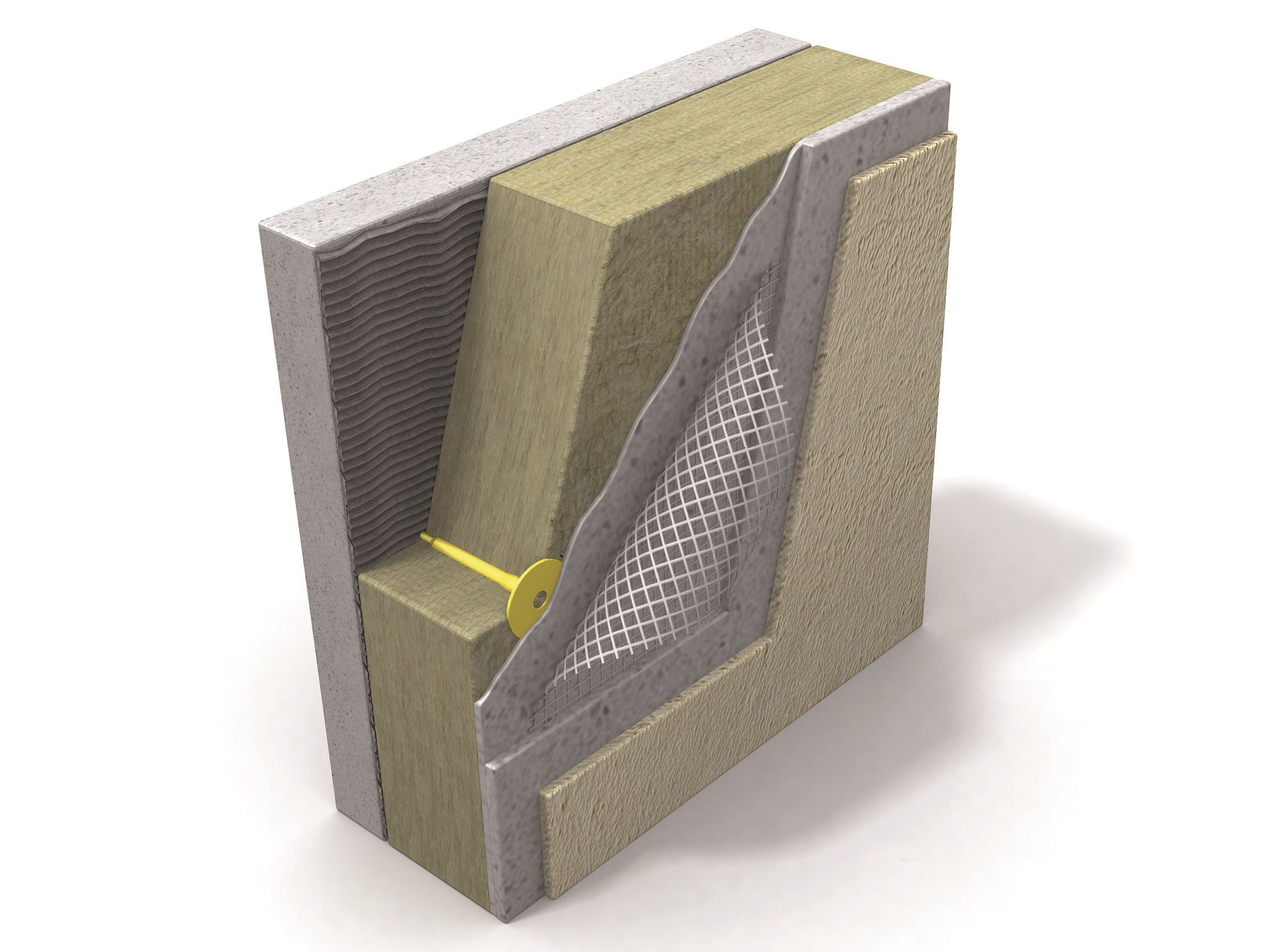 Sistema per isolamento a cappotto PAROC LINIO 10 By LINK industries
