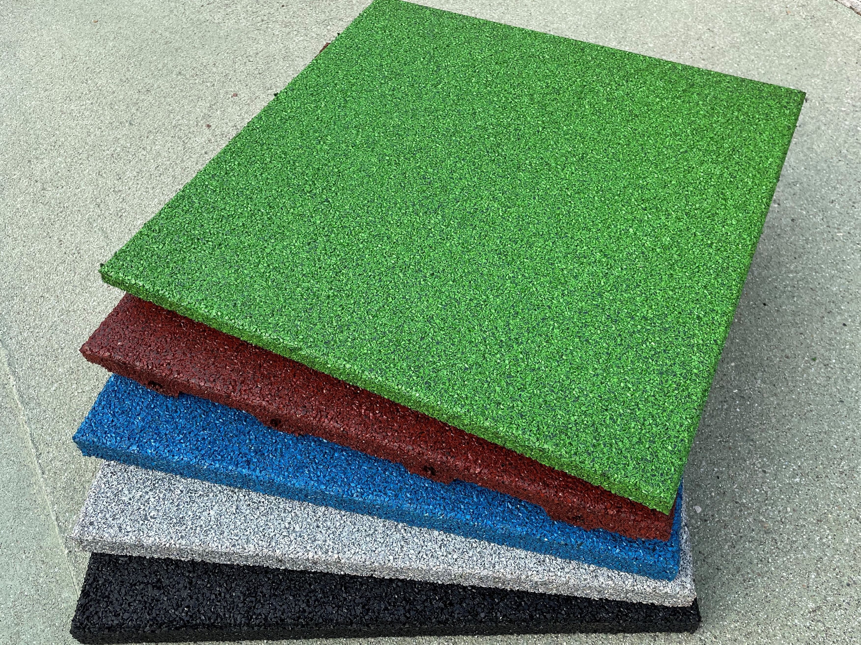 SBR rubber anti-shock floor colored Shock-proof floor tile By ProExpanso