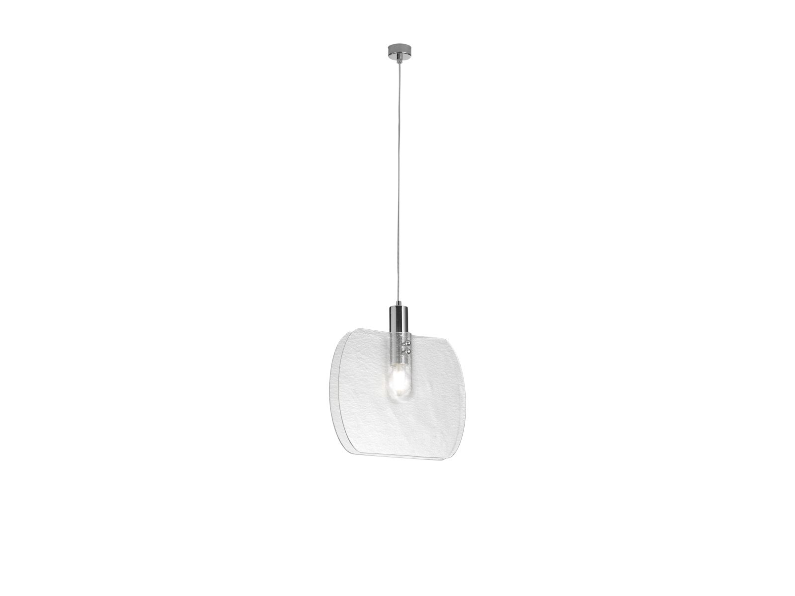 LASTRA Murano glass pendant lamp By Metal Lux