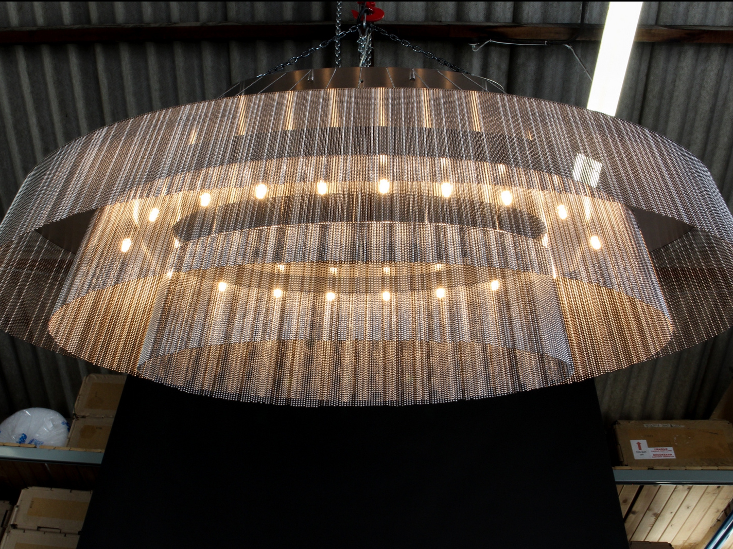 ELLIPTICAL 3 TIER | Pendant lamp Elliptical 3 Tier Collection By Willowlamp