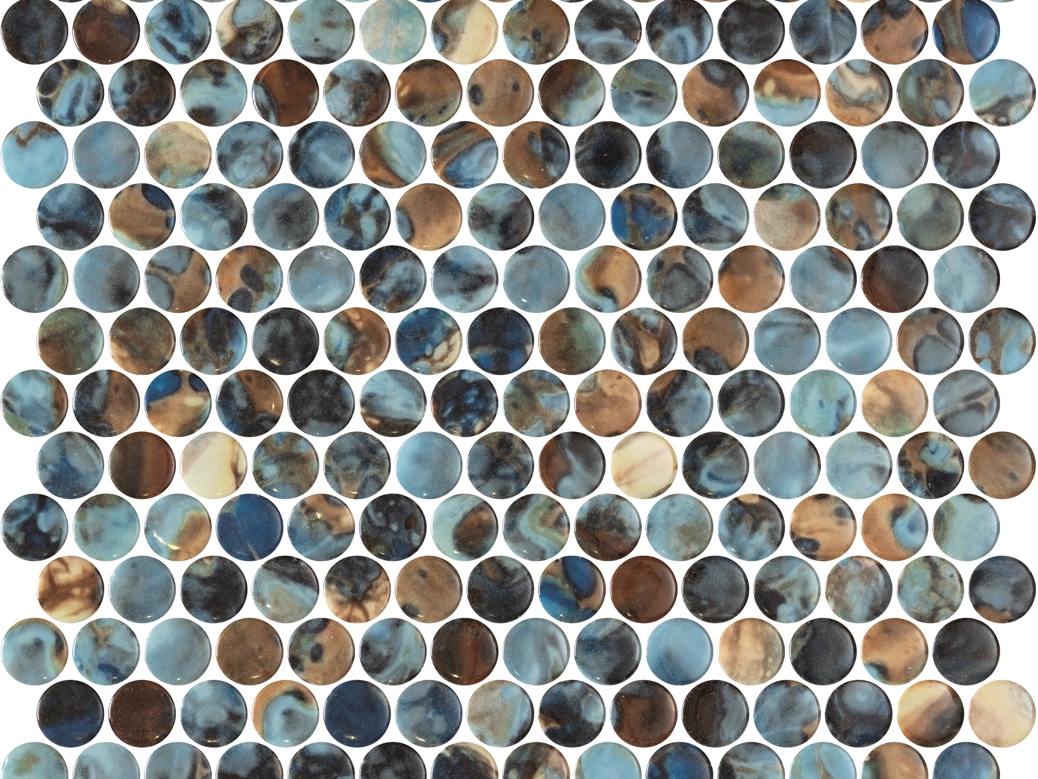 PENNY VANGUARD Mosaico de vidrio para interiores y exteriores By ONIX