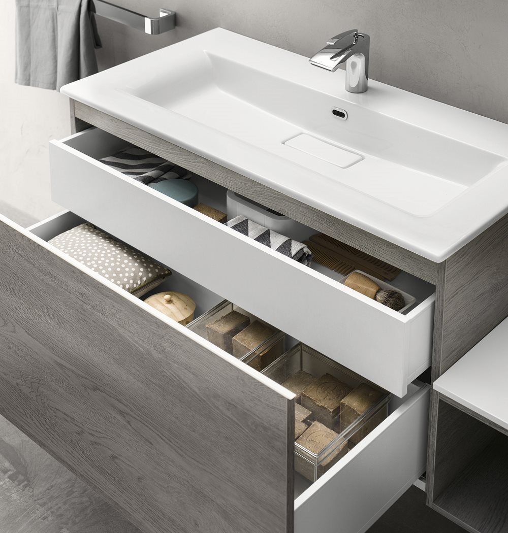 PERFETTO - Composition 2 Badmöbel / Waschtischunterschrank By INDA ...