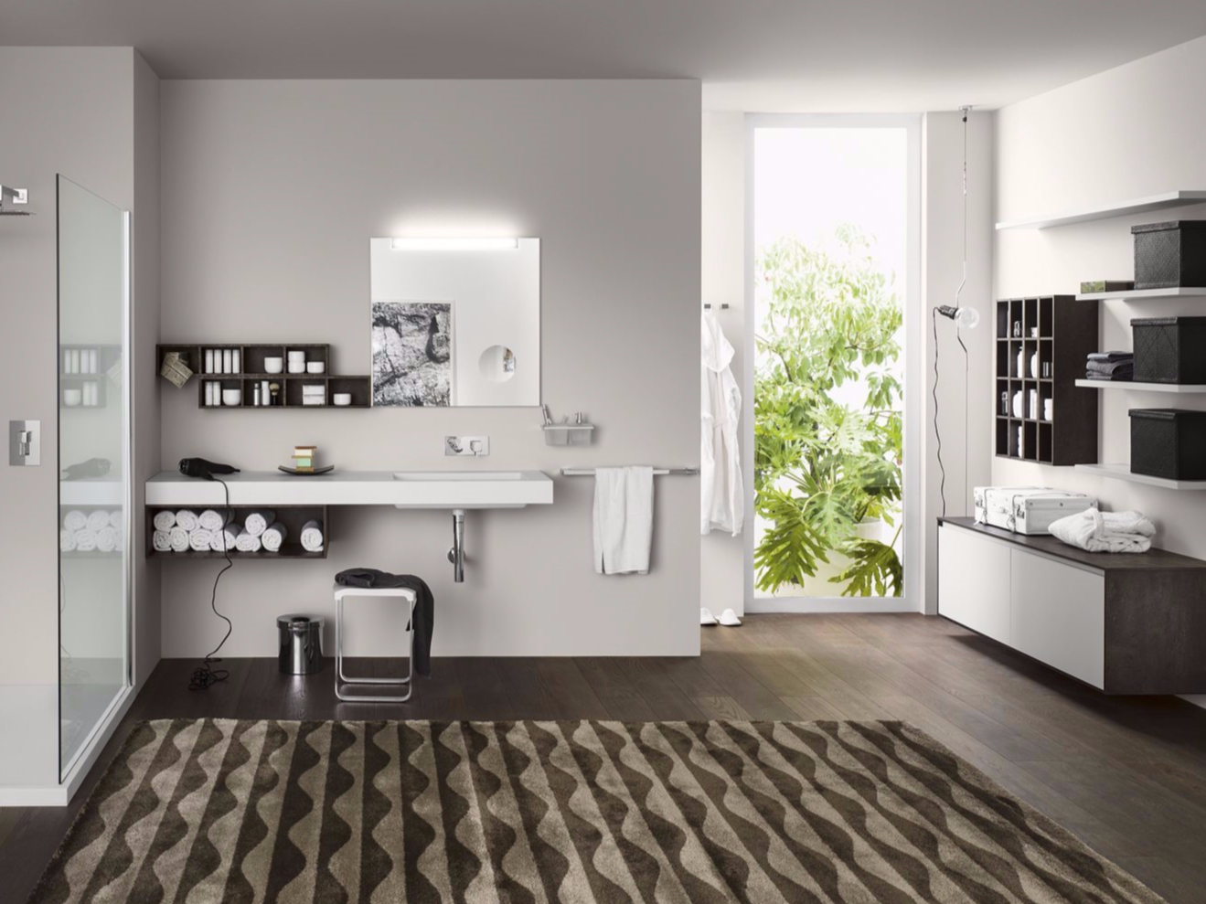 Bathroom cabinet / vanity unit PERFETTO+ - Composition 2 Perfetto+ ...