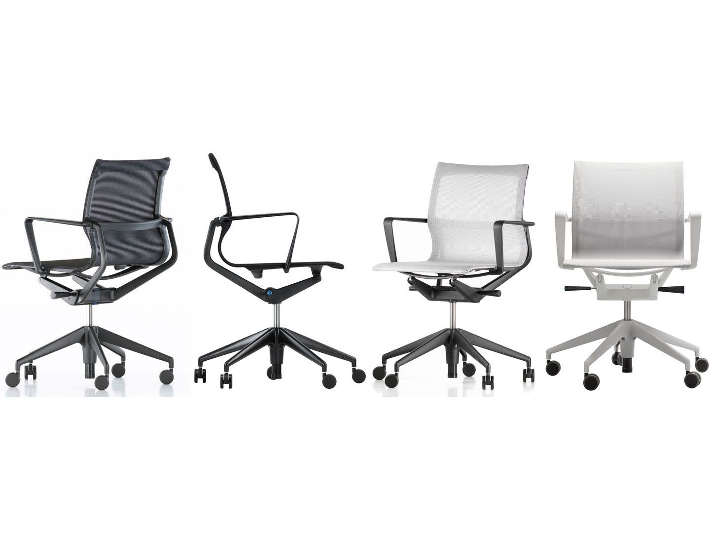 Task chair with 5-Spoke base with armrests PHYSI Physix Collection By ...