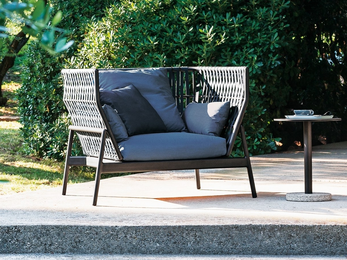 PIPER | High-back garden armchair Piper Collection By RODA