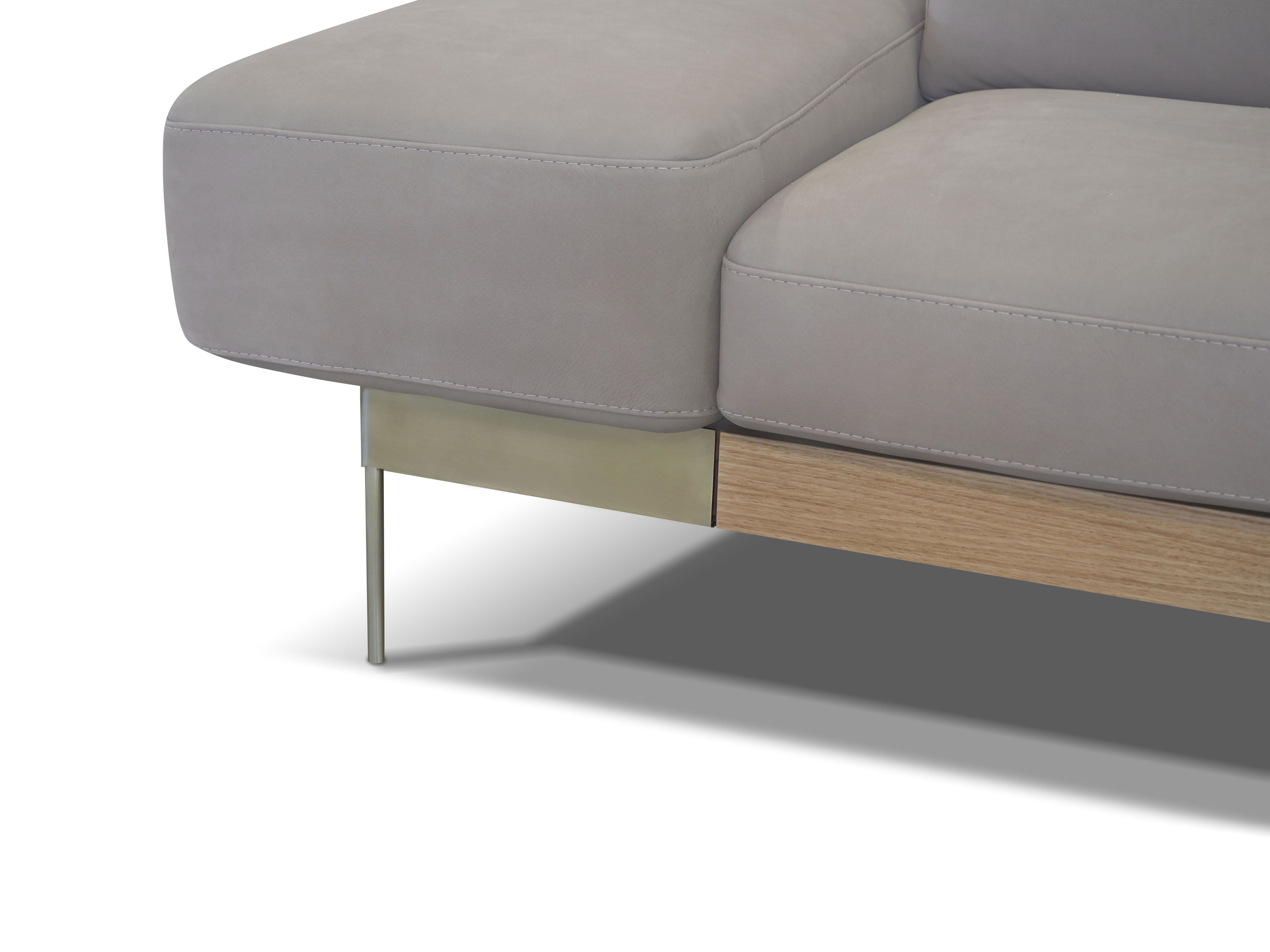 PLANE | Sofá de canto Sofá de pele de canto com armazenamento By Rossini Sofas