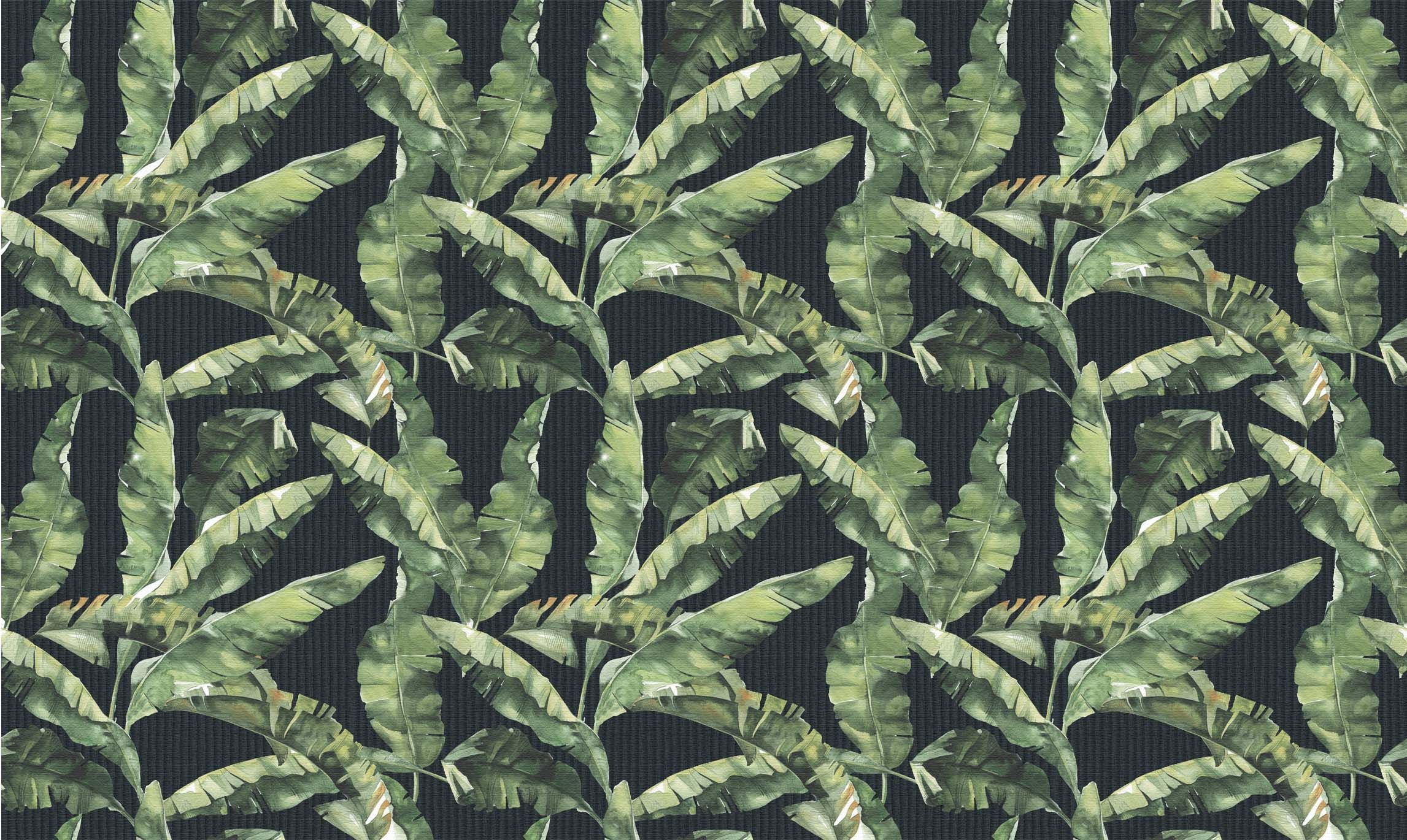 Panoramic wallpaper with floral pattern PLATANO Botanical Party Collection By MILLE997