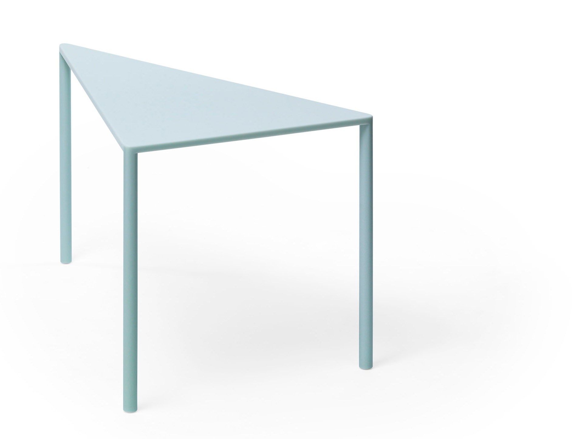 Modular triangular Corian® side table POINT 30° Point Collection By ...