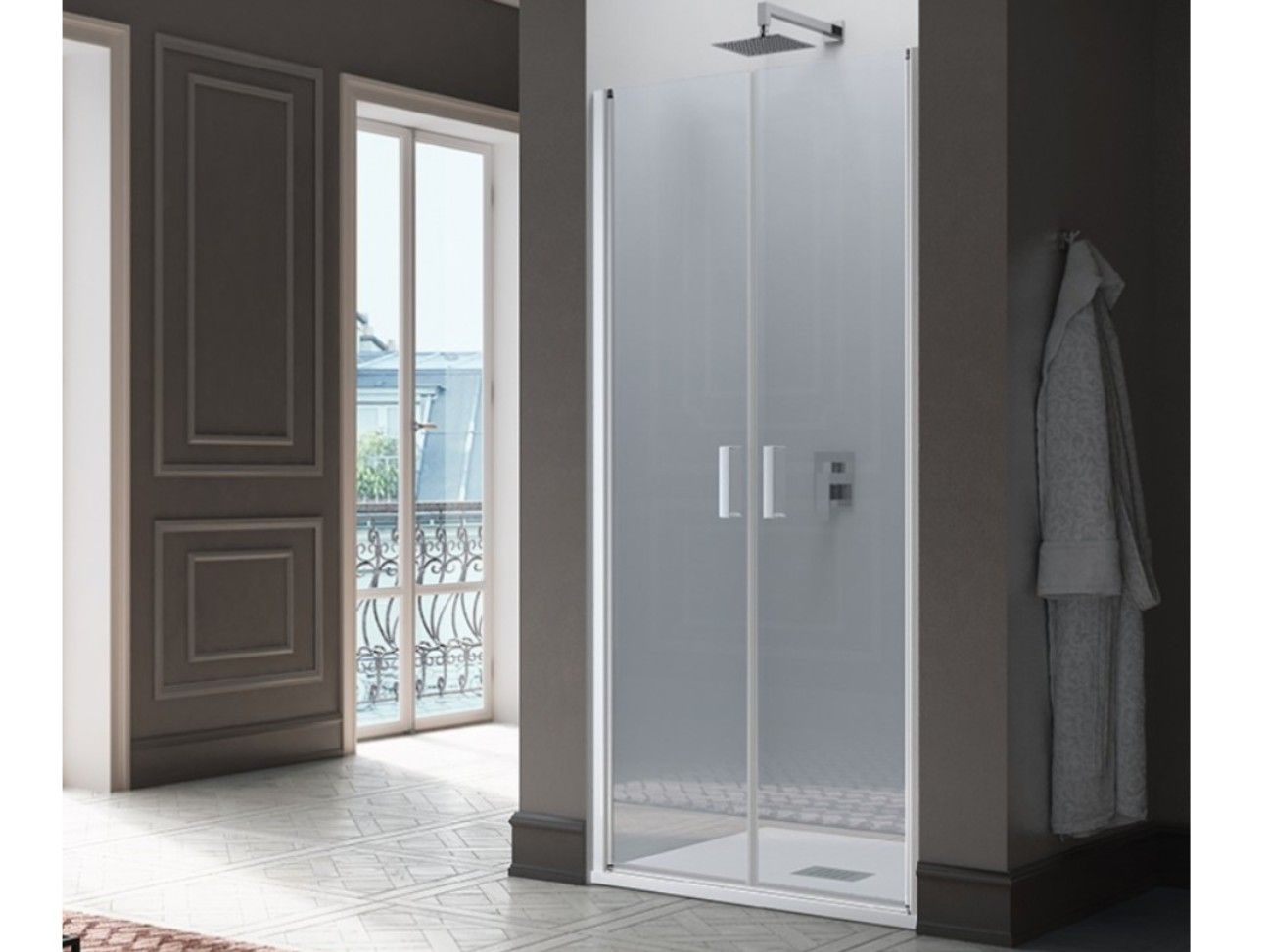 POLARIS | Rectangular shower cabin Classica Collection By Samo