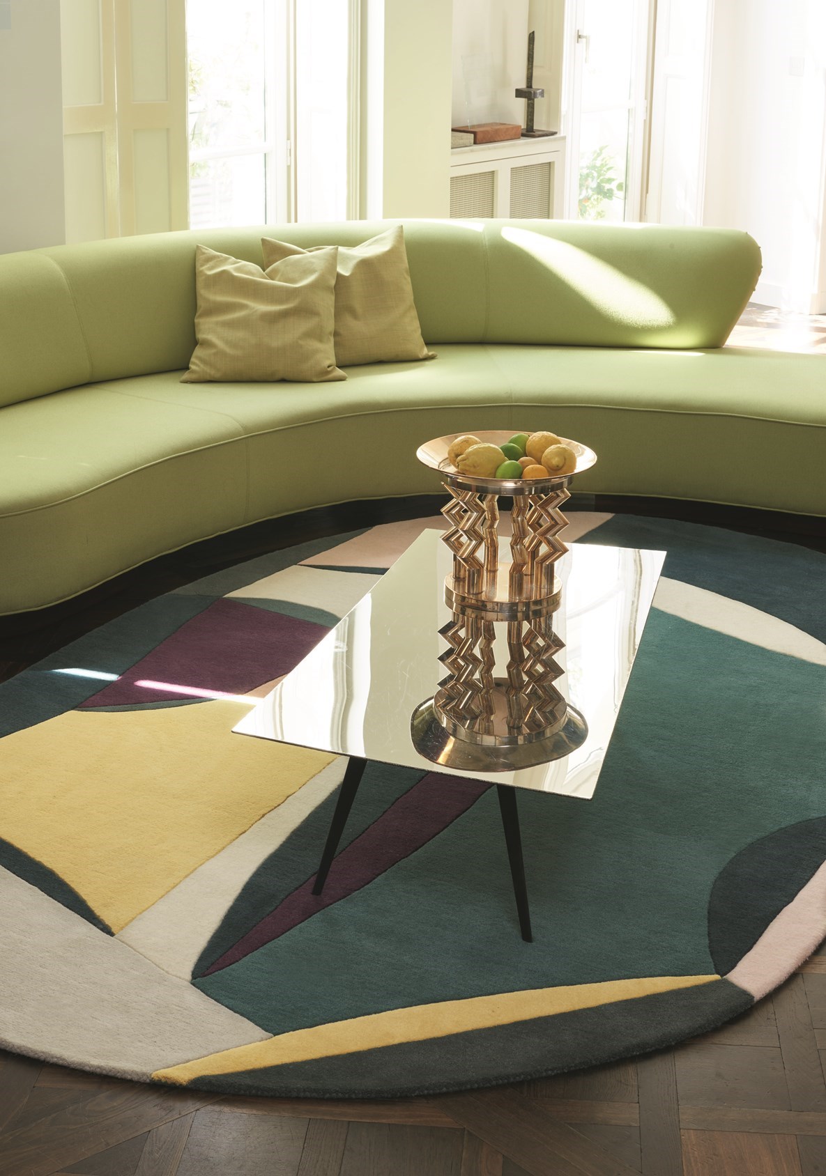 Tappeto ovale in lana POLIA SHAPE Collezione The Designers By ...