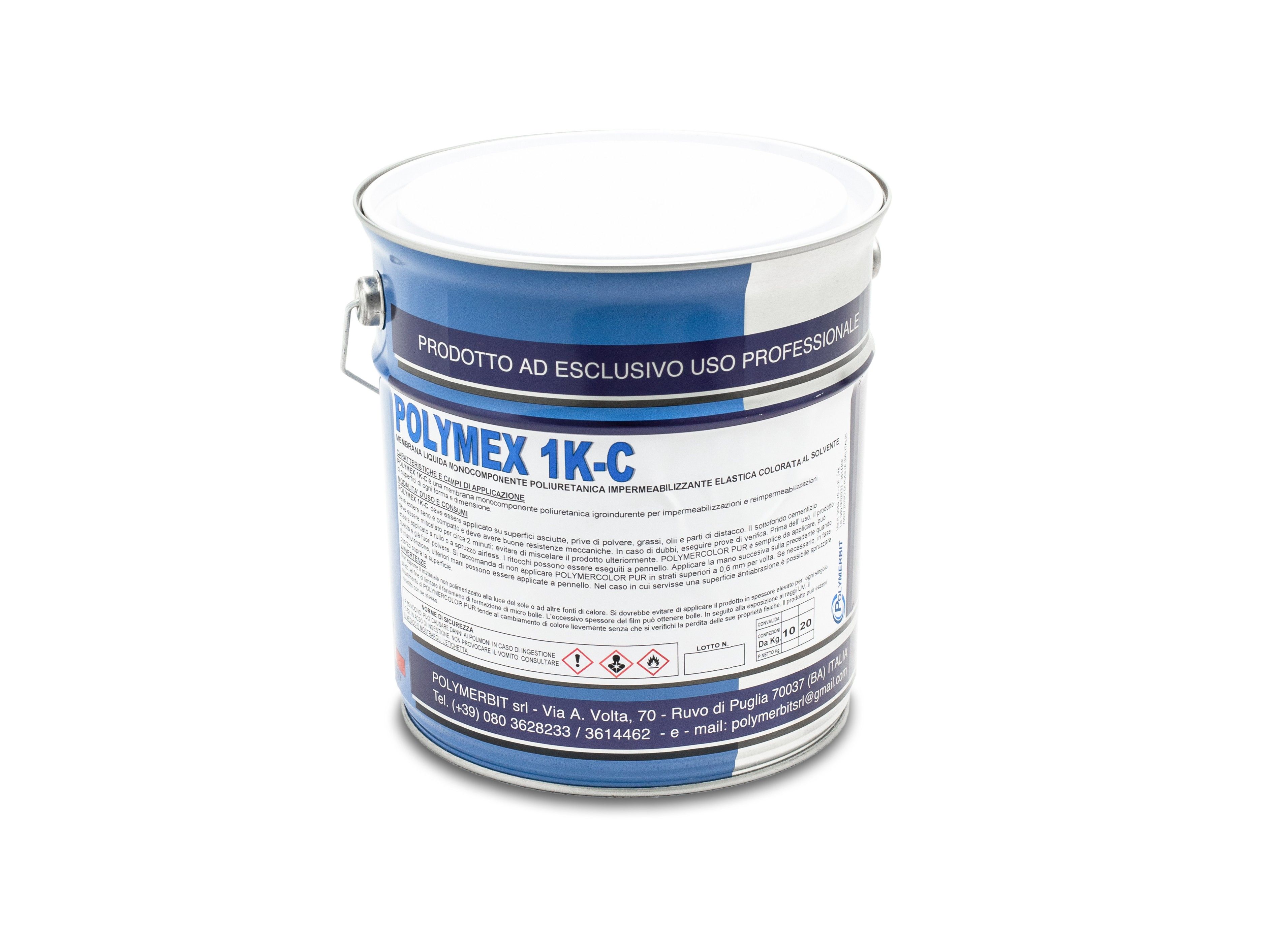 Membrana liquida impermeabilizzante POLYMEX 1K-C Collezione Polymerbit ...