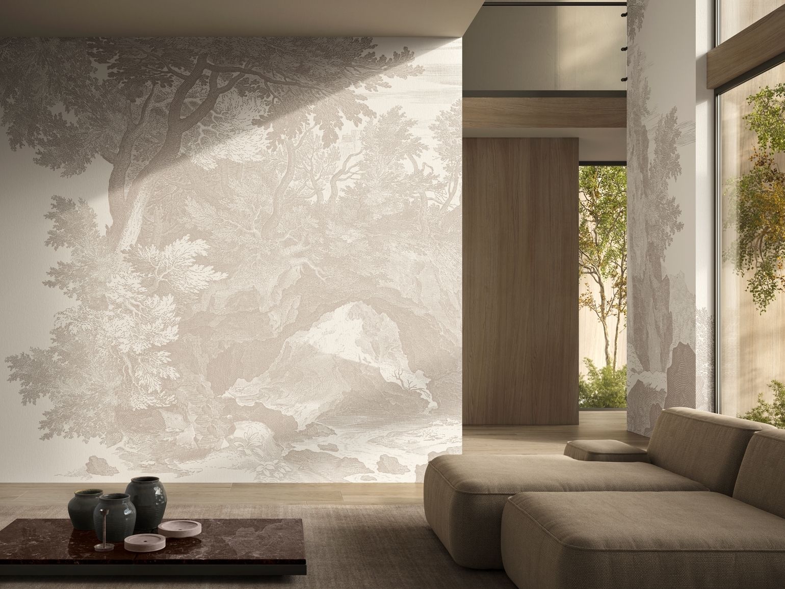 POMPEI carta da parati By GLAMORA