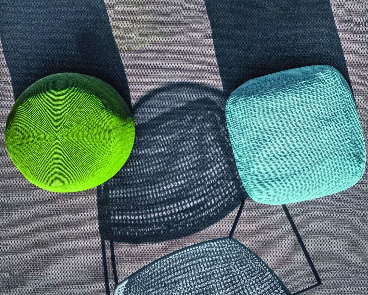 POUF | Square pouf Pouf Collection By FISCHER MÖBEL