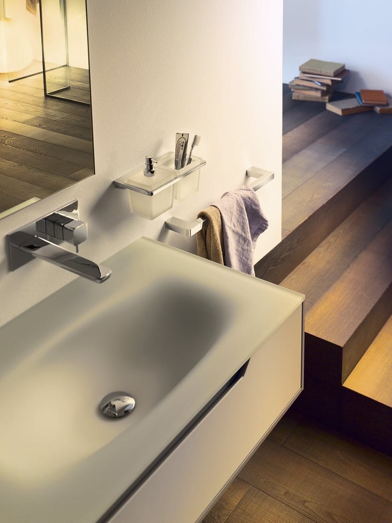 Laminate bathroom cabinet / vanity unit PRESTIGE - Composition 1 ...