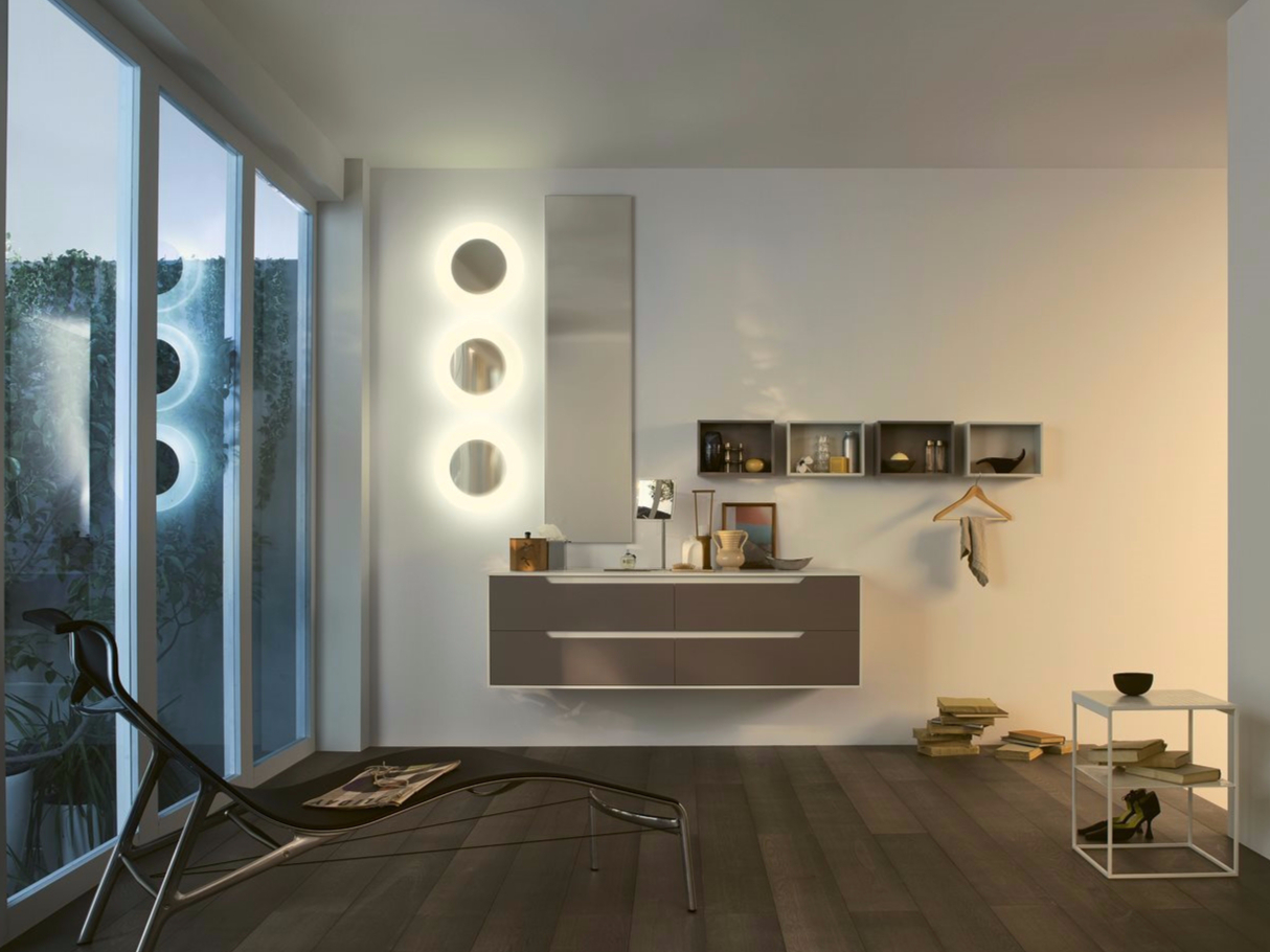 Laminate bathroom cabinet / vanity unit PRESTIGE - Composition 1 ...