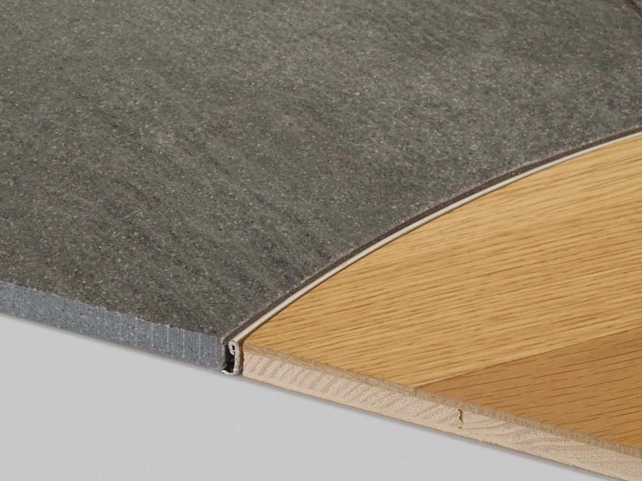 Metal flooring profile PROANGLE FLEX Proflex Line Collection By PROFILPAS