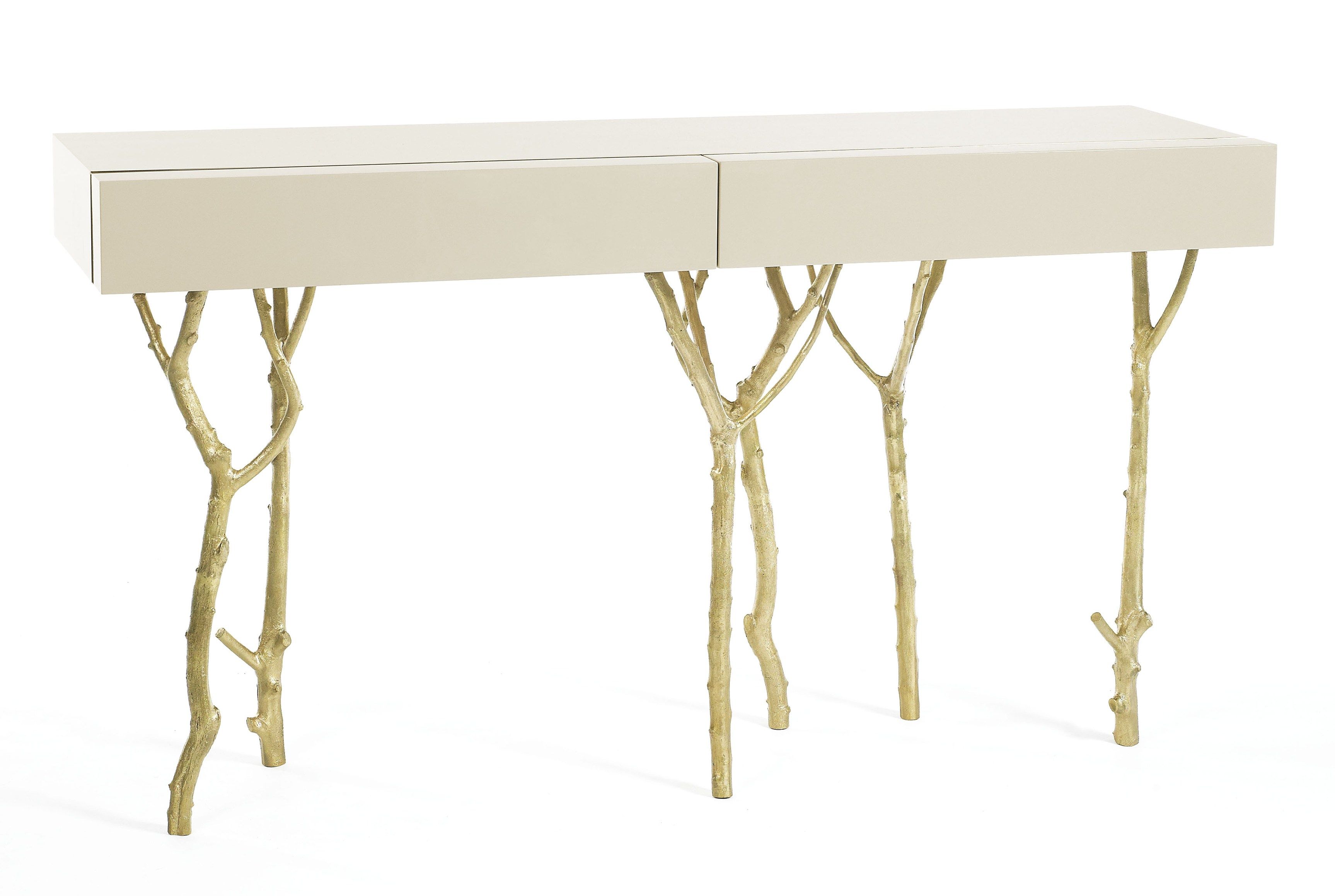 Rectangular console table with drawers FIG TREE By Ginger & Jagger