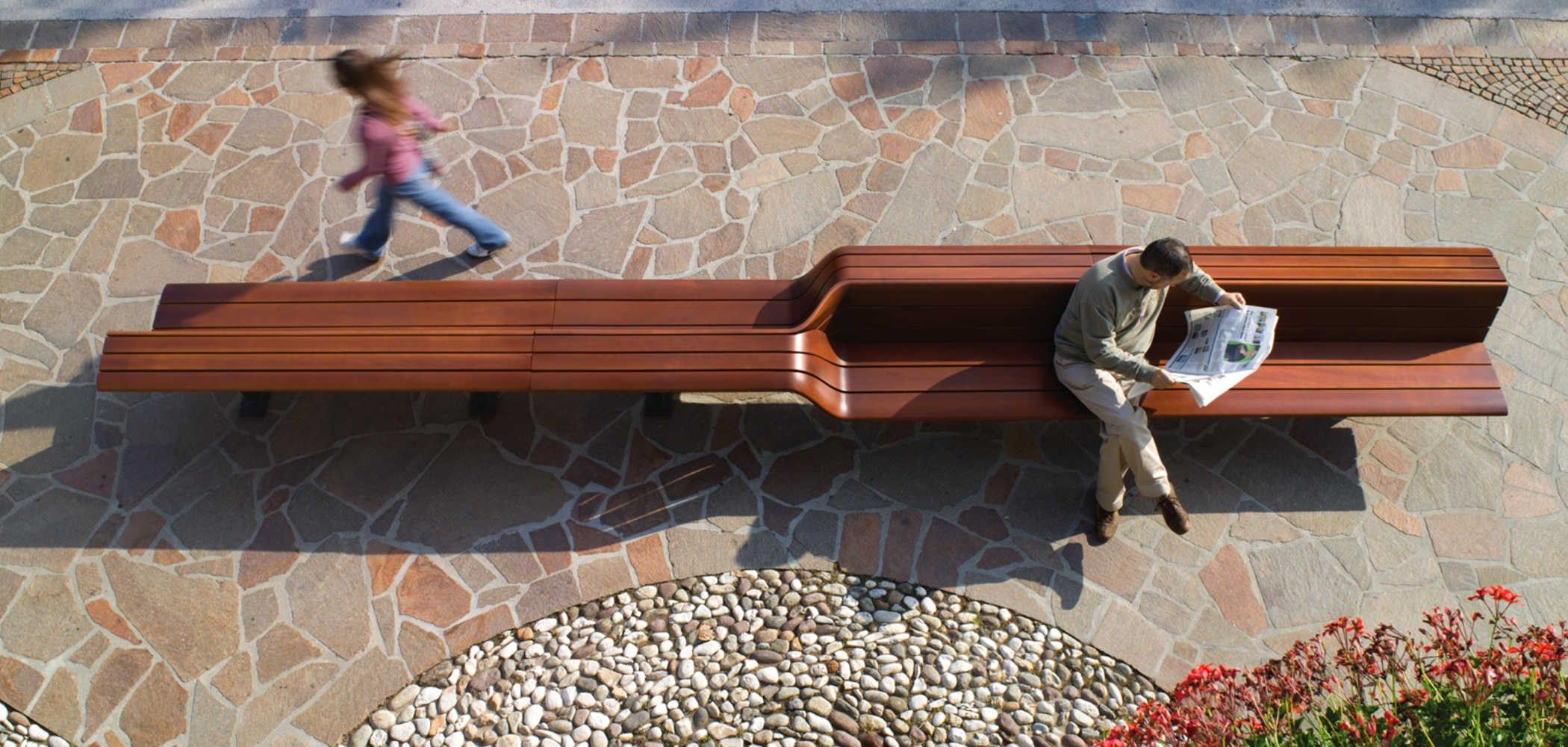SEDIS, SEDIS TORSION | Bench By Metalco design Antonio Citterio, Toan ...
