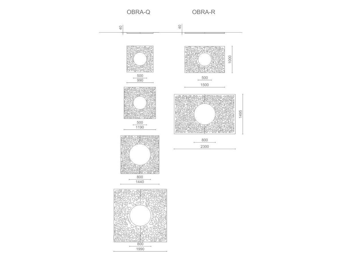 OBRA C - Q - R | Tree grill By Metalco design Marc Aurel