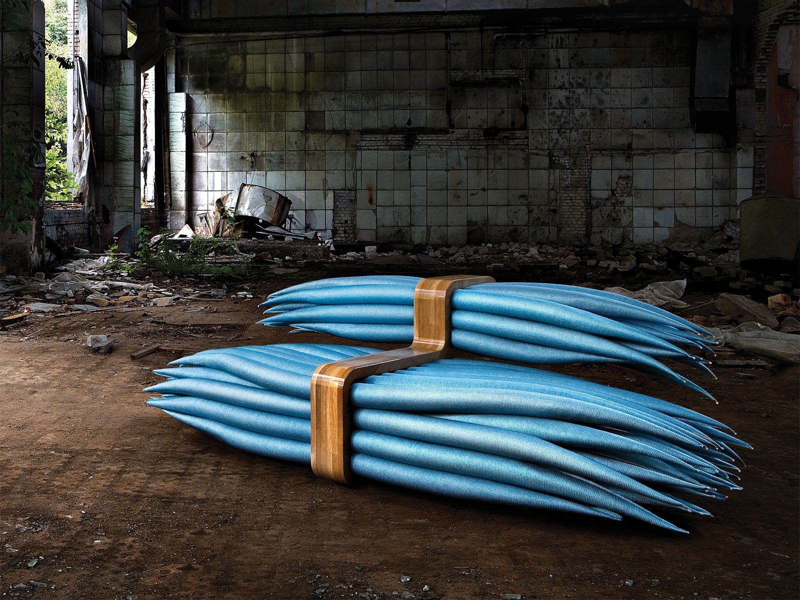 Sofá de tela ALIEN By Sedes Regia diseño Jonas Jurgaitis