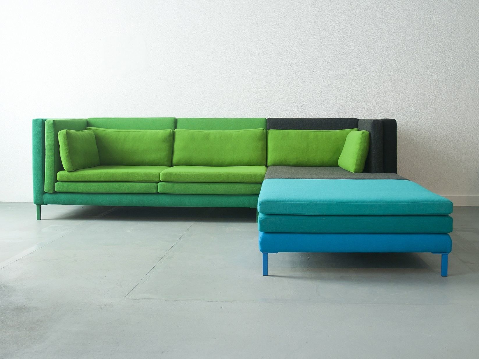 Canapé modulable en tissu LAYER By Branca Lisboa design Marco Sousa Santos